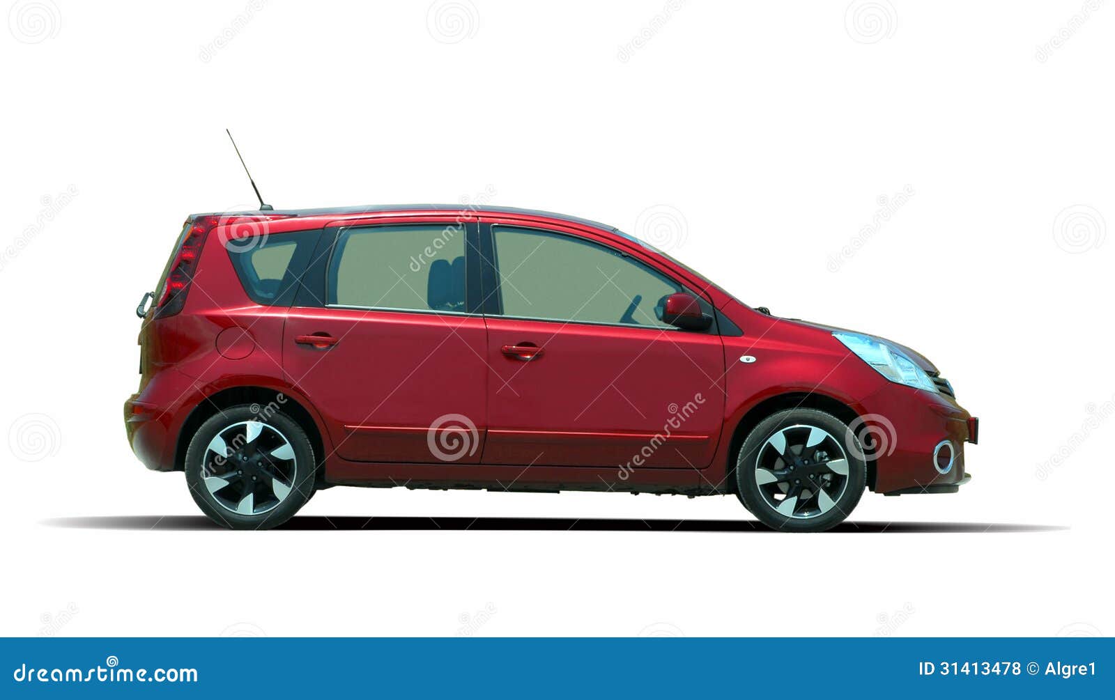 Red minivan, stock photo. Image of mass, fast, machine - 31413478