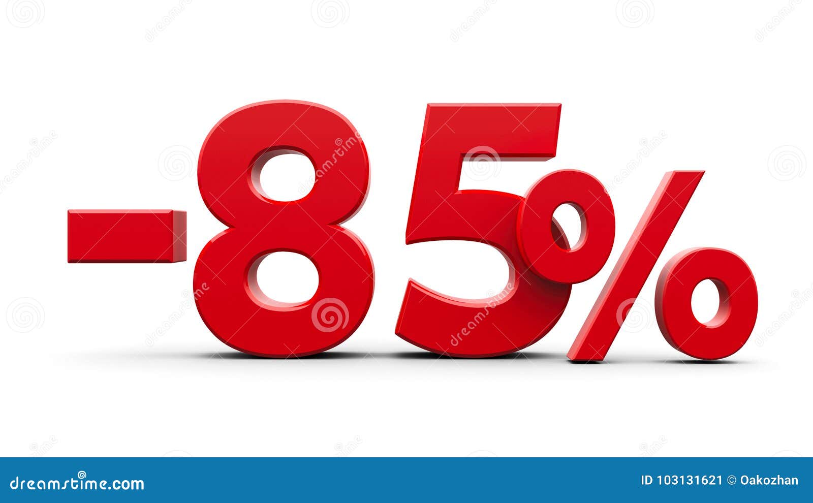 Red Minus Eighty Five Percent Stock Illustration - Illustration of ...