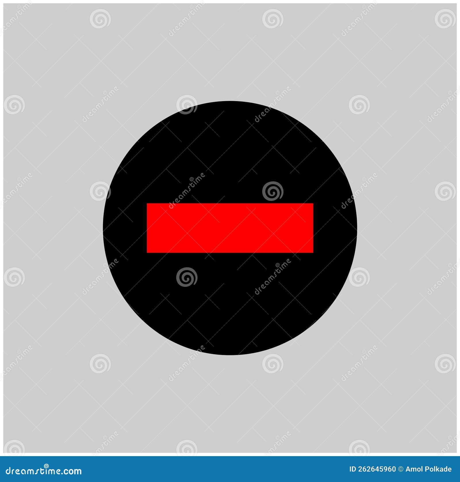 Red Minus Sign Vector Icon. Red Minus Icon Stock Vector - Illustration ...