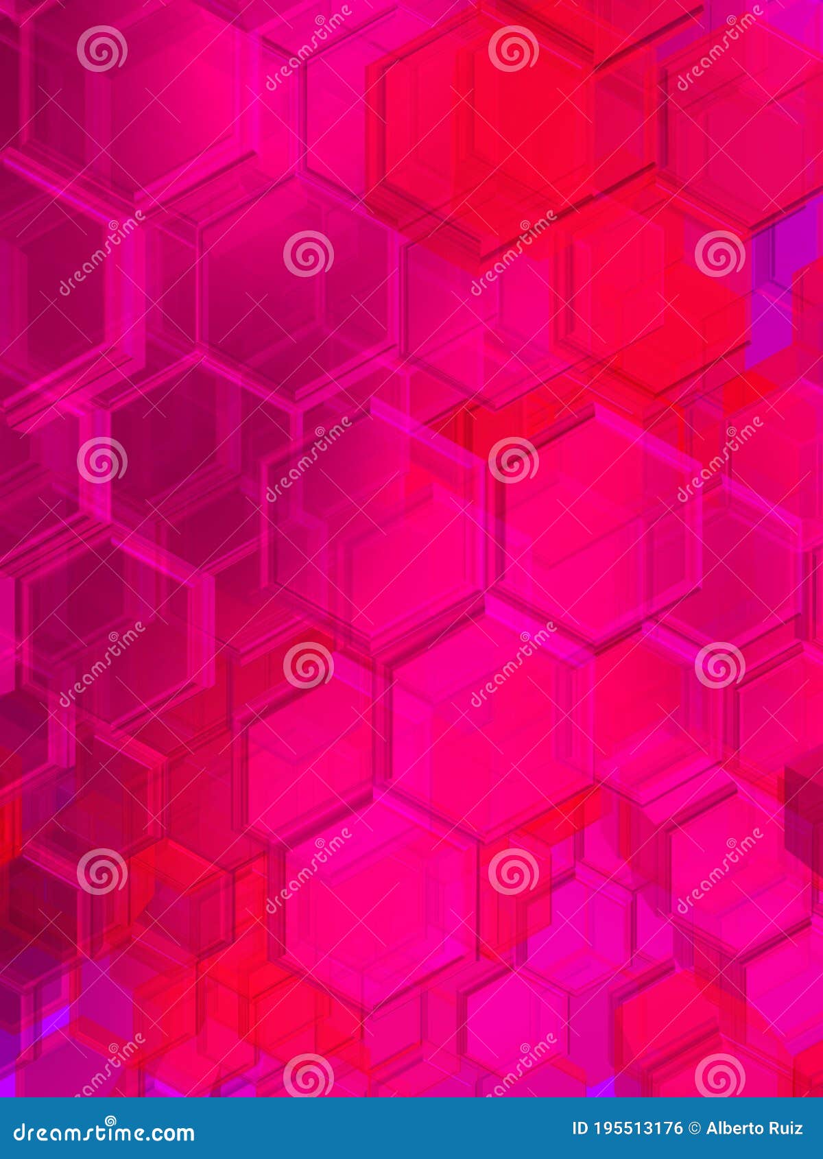 Red Mist Background with Red Geometric Shapes Stock Illustration ...