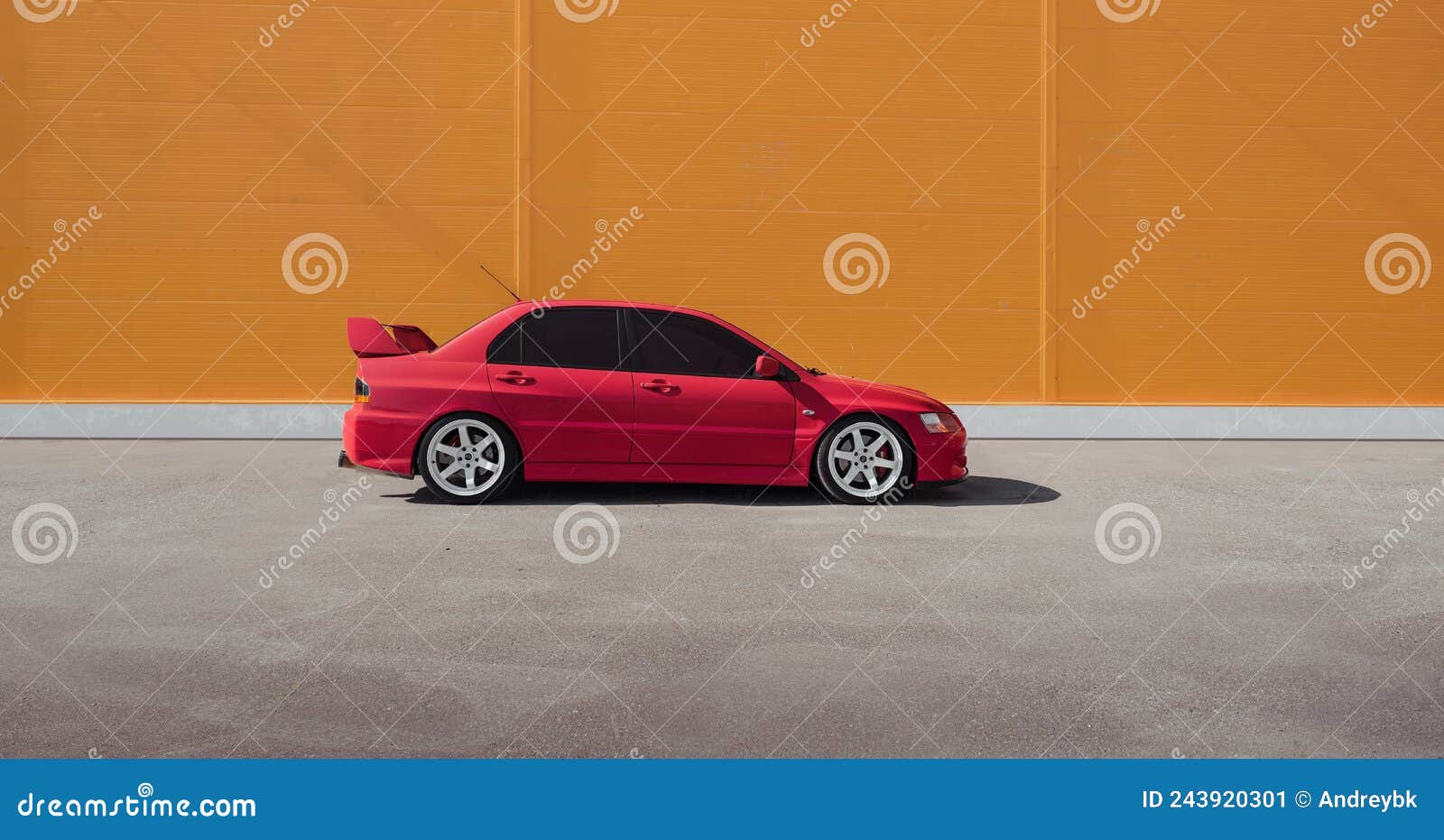 Orange Mitsubishi Lancer Evolution Mitsubishi Lancer Evolution 4 Lip
