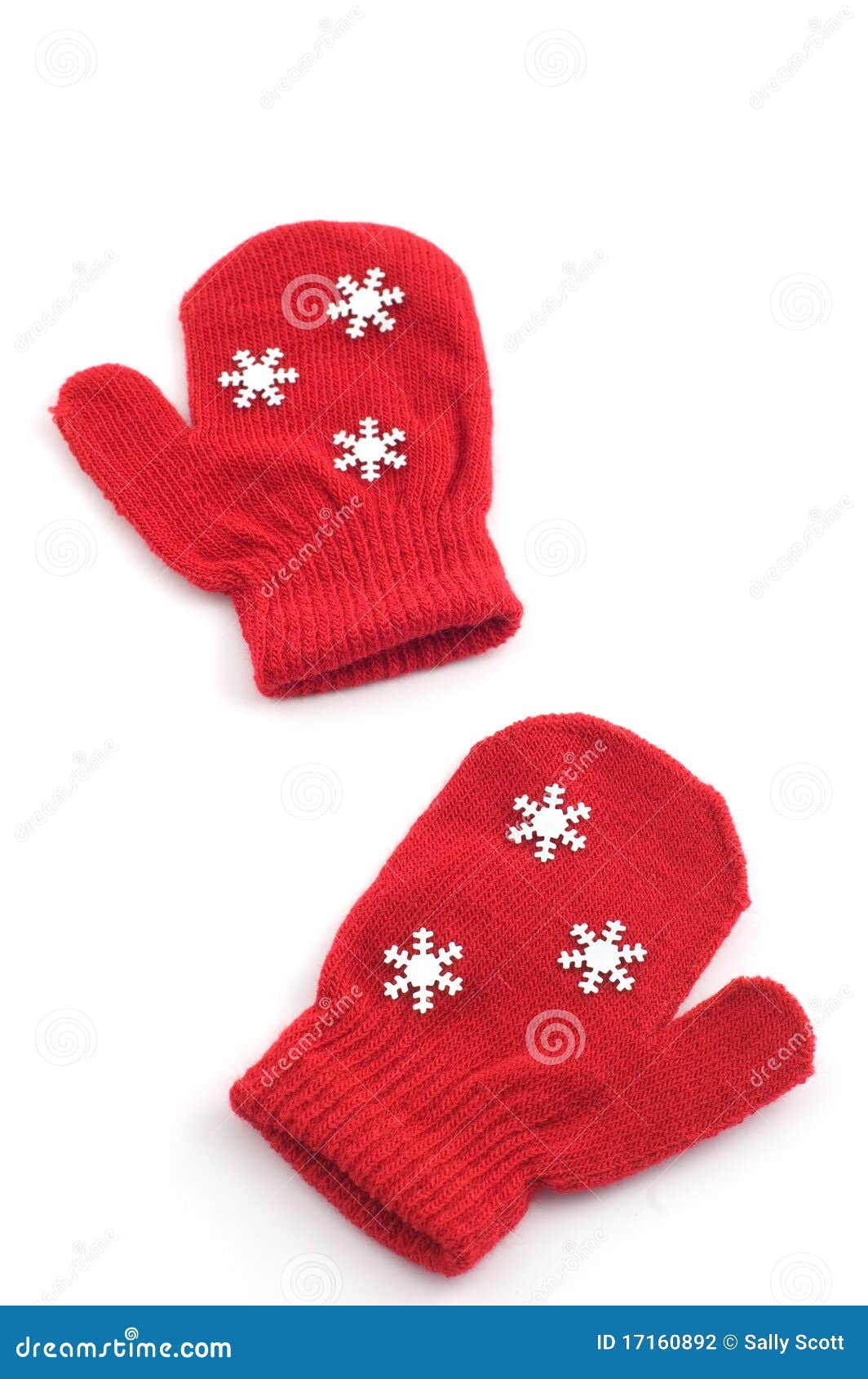 Red mittens stock photo. Image of knitted, vivid, bright - 17160892