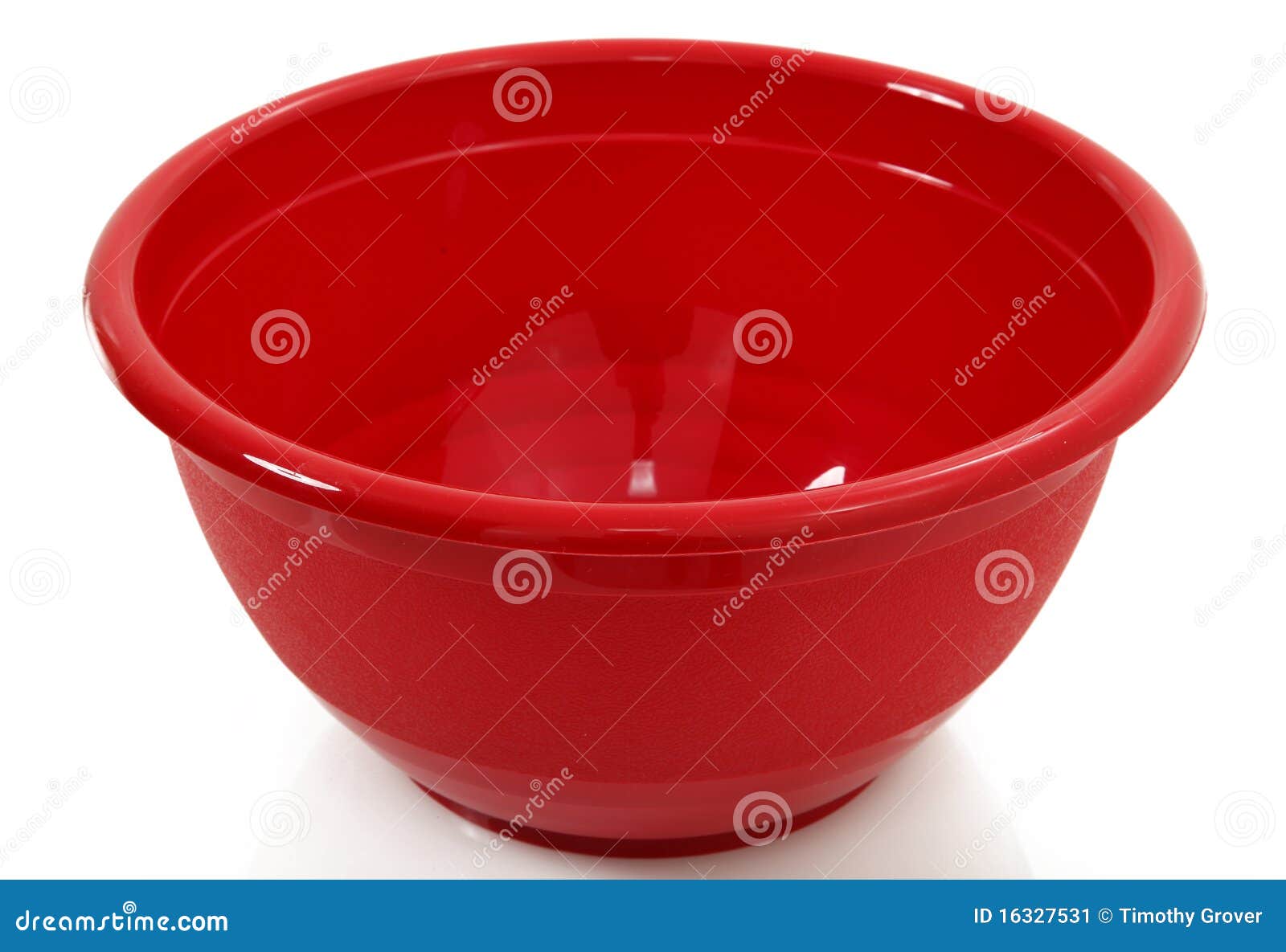 Red Mixing Bowl stock image. Image of isolated, utensil - 16327531