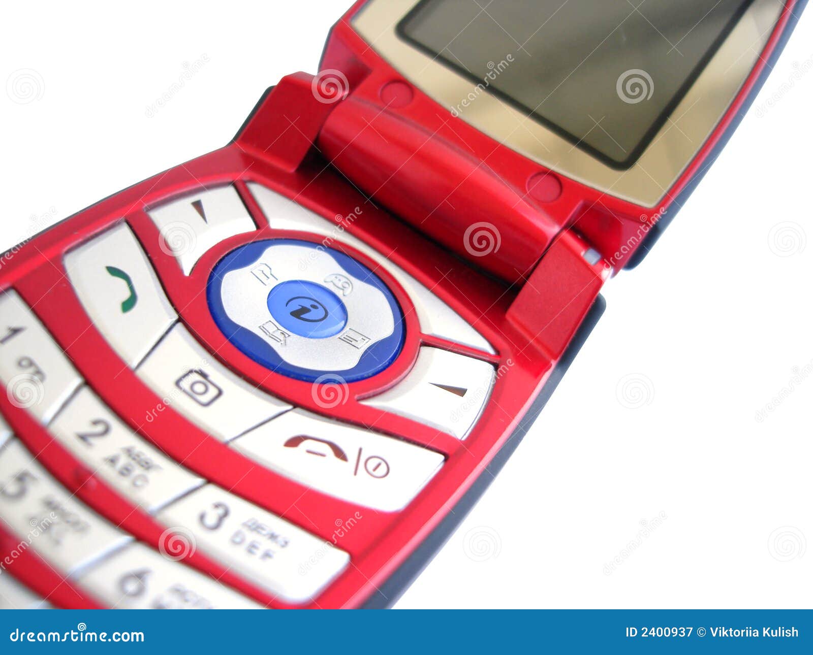 Red mobile phone stock image. Image of contact, female - 2400937