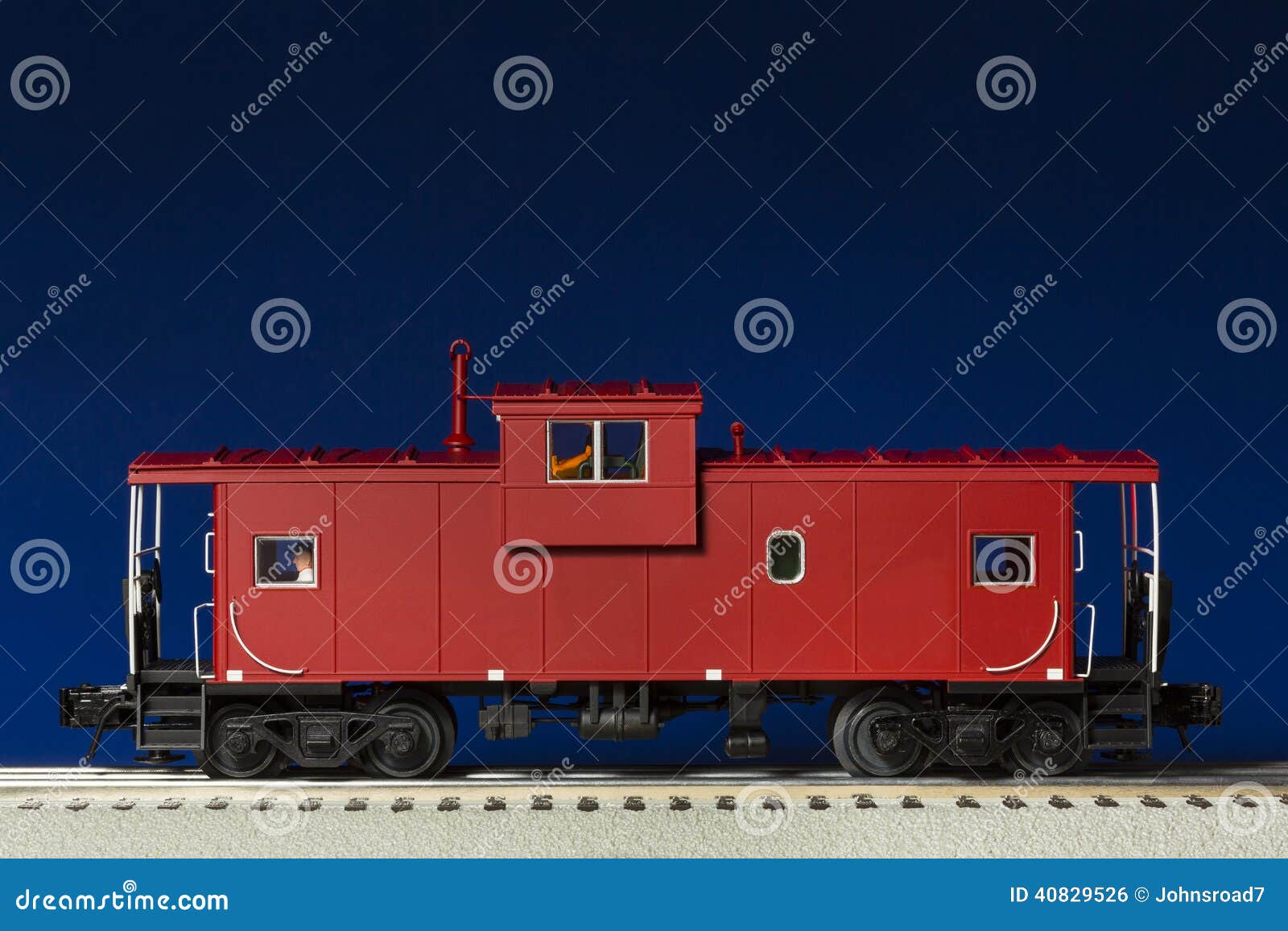 Red Model Caboose stock photo. Image of railway, bygone - 40829526