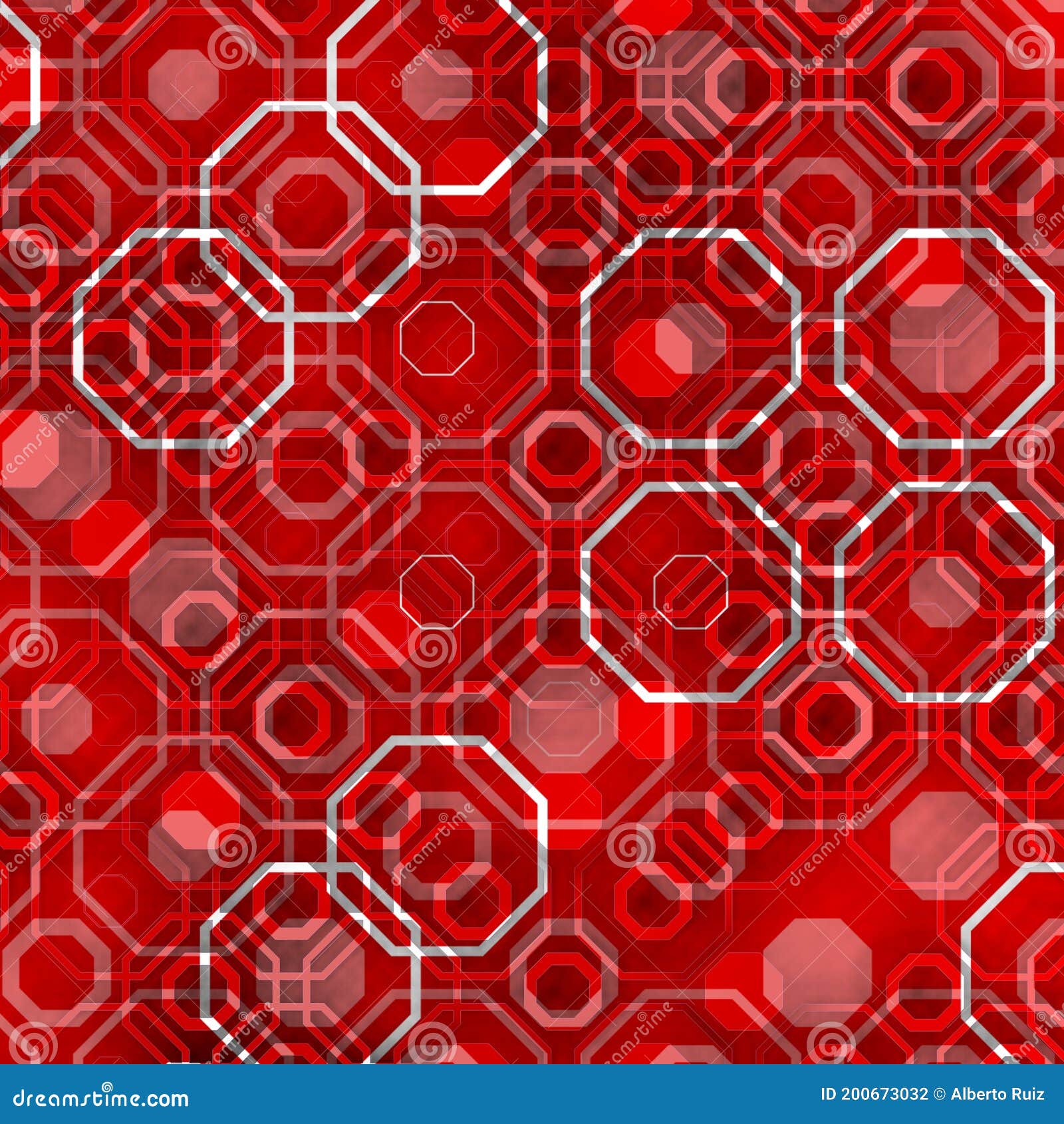 Red Modern Arab Pattern Background Stock Illustration - Illustration of ...