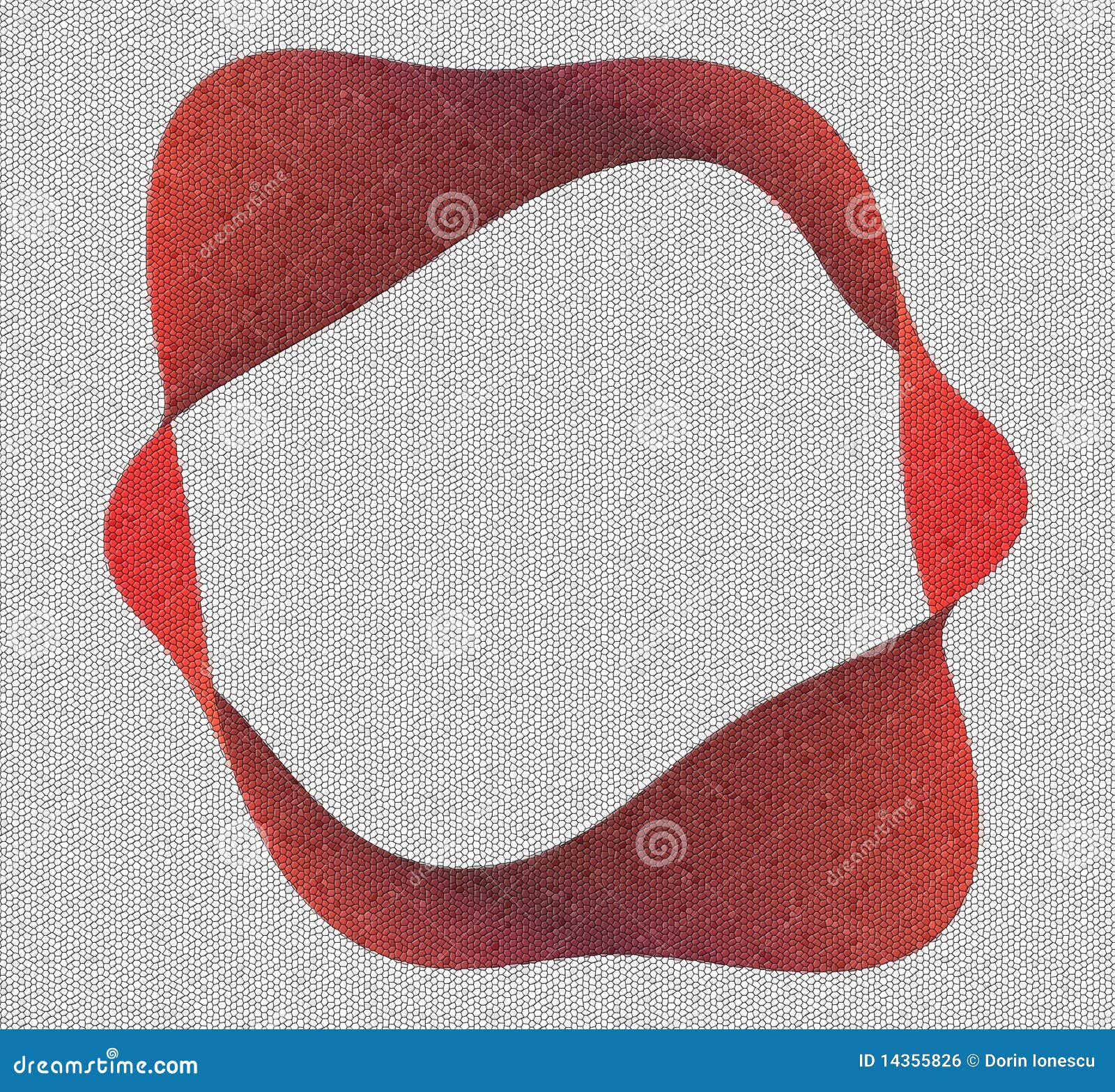 Red Moebius Mosaic Royalty-Free Stock Image | CartoonDealer.com #14355826