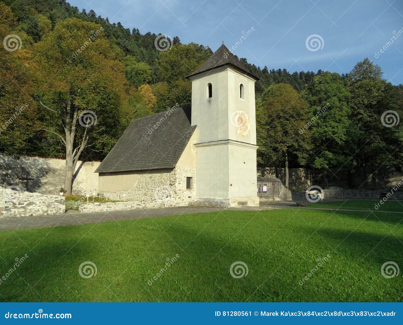 Red Monastery, National Park Pieniny, Slovakia Stock Image - Image of ...