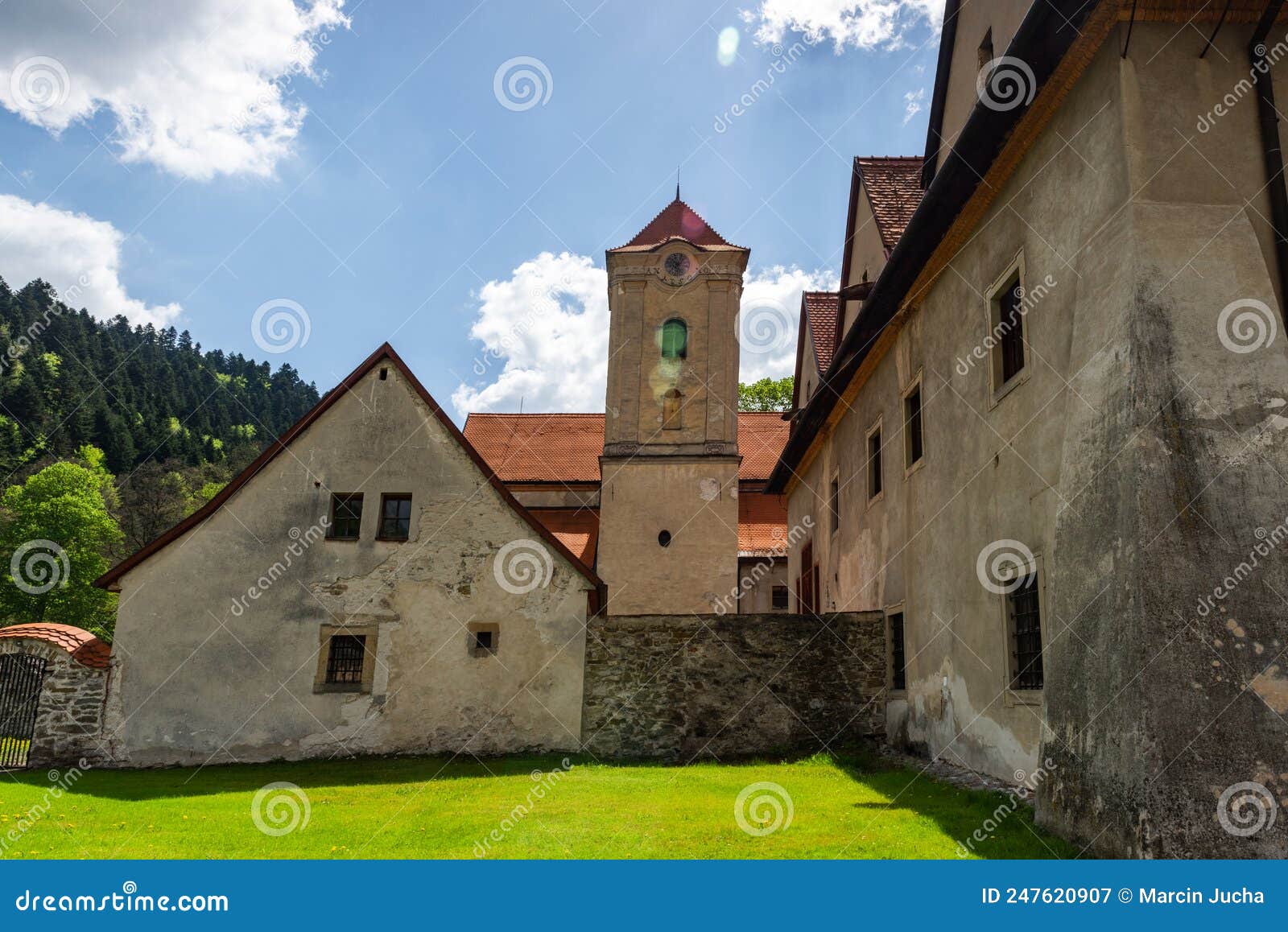 Red Monastery in Slovakia. Pieniny Mountains Architecture and Landmarks ...