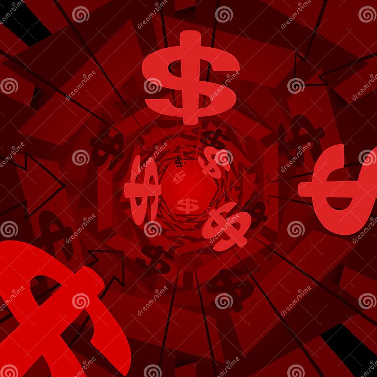Red money background stock vector. Illustration of market - 5741571