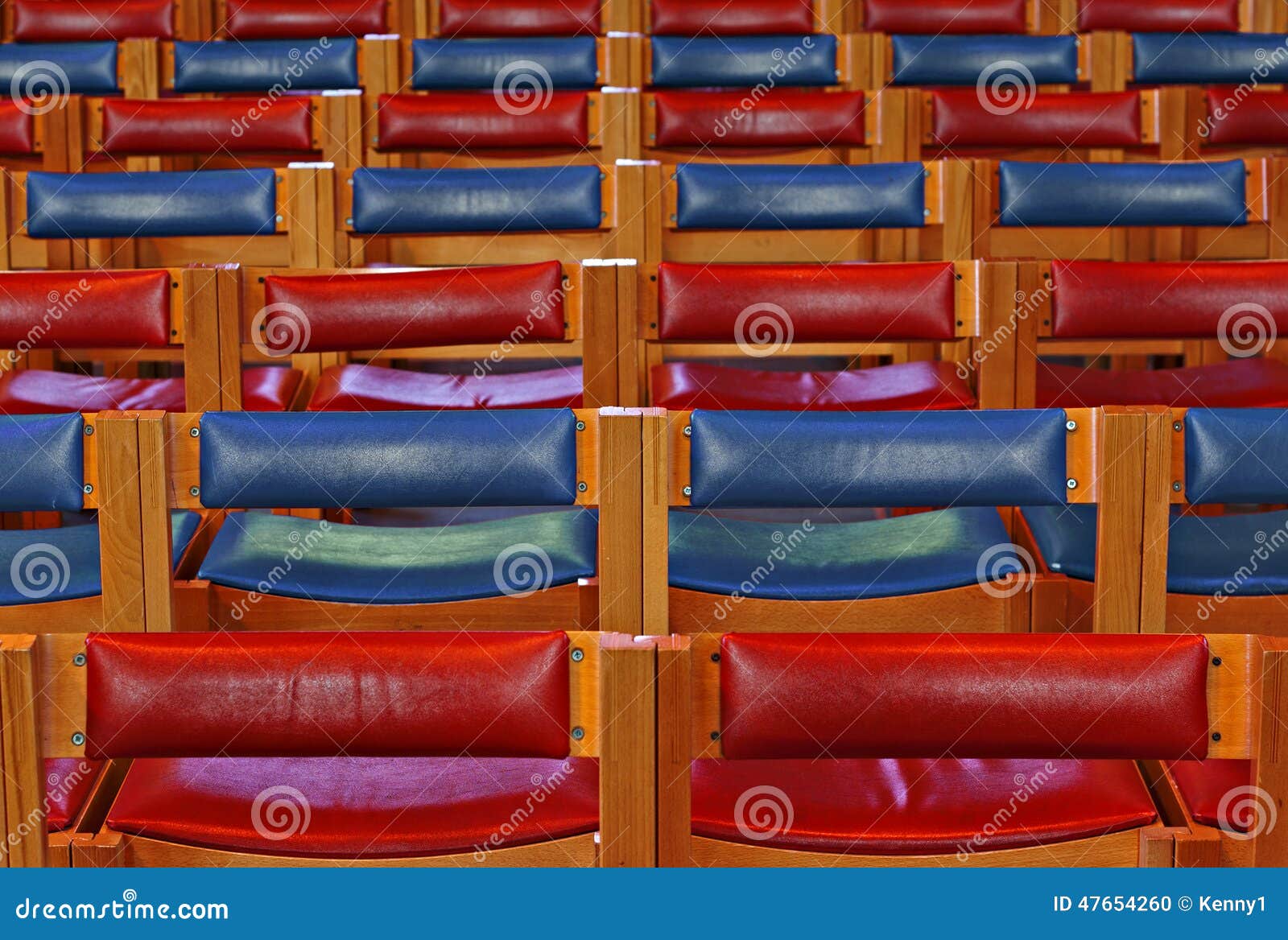 Red and Monochrome Church Pews Stock Photo - Image of color, indoor ...