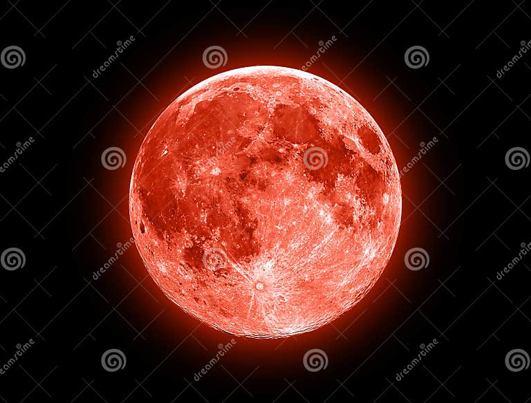 Red Moon stock image. Image of closeup, impact, remote - 112150981