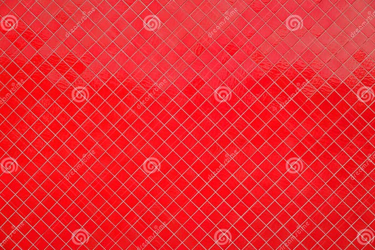 Red Mosaic Texture and Background. Stock Image - Image of decor ...