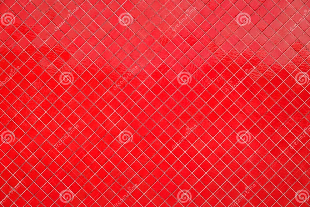 Red Mosaic Texture and Background. Stock Image - Image of decor ...