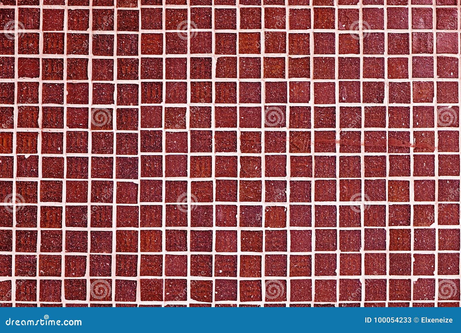 Red mosaic tiles stock image. Image of pool, black, colorful - 100054233