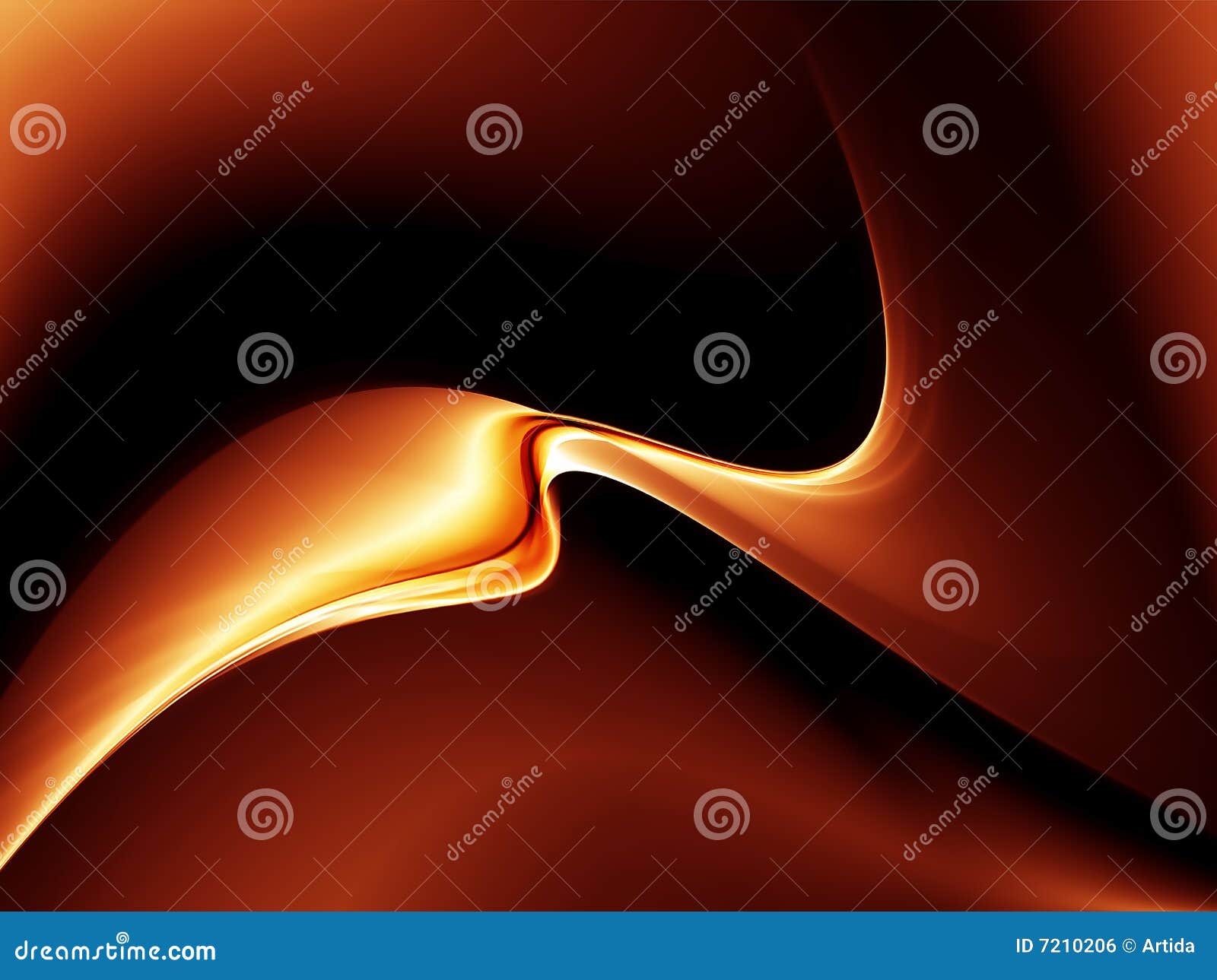 Red motion, flowing energy stock illustration. Illustration of ...