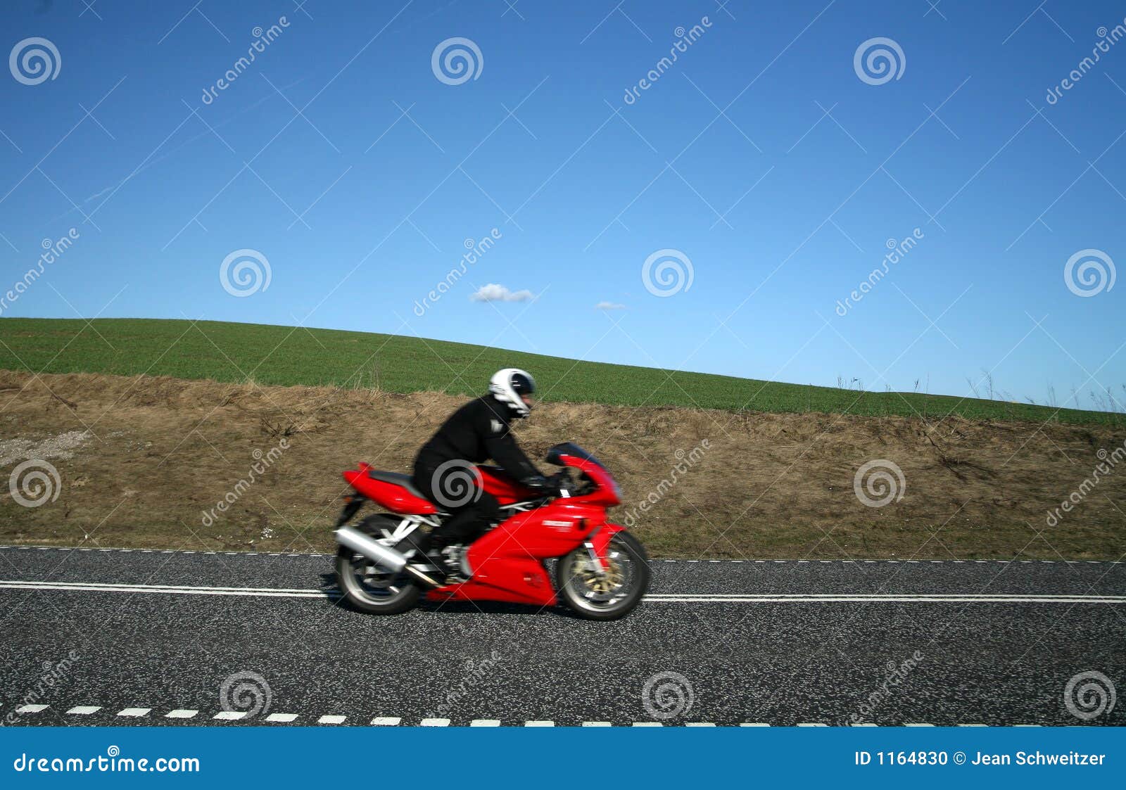Red motorcycle stock photo. Image of limit, vehicle, denmark - 1164830