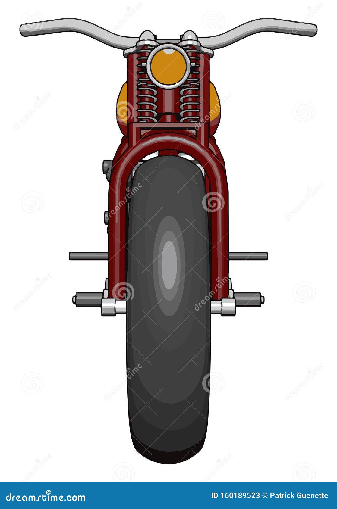 Red Motorcycle, Illustration, Vector Stock Vector - Illustration of ...