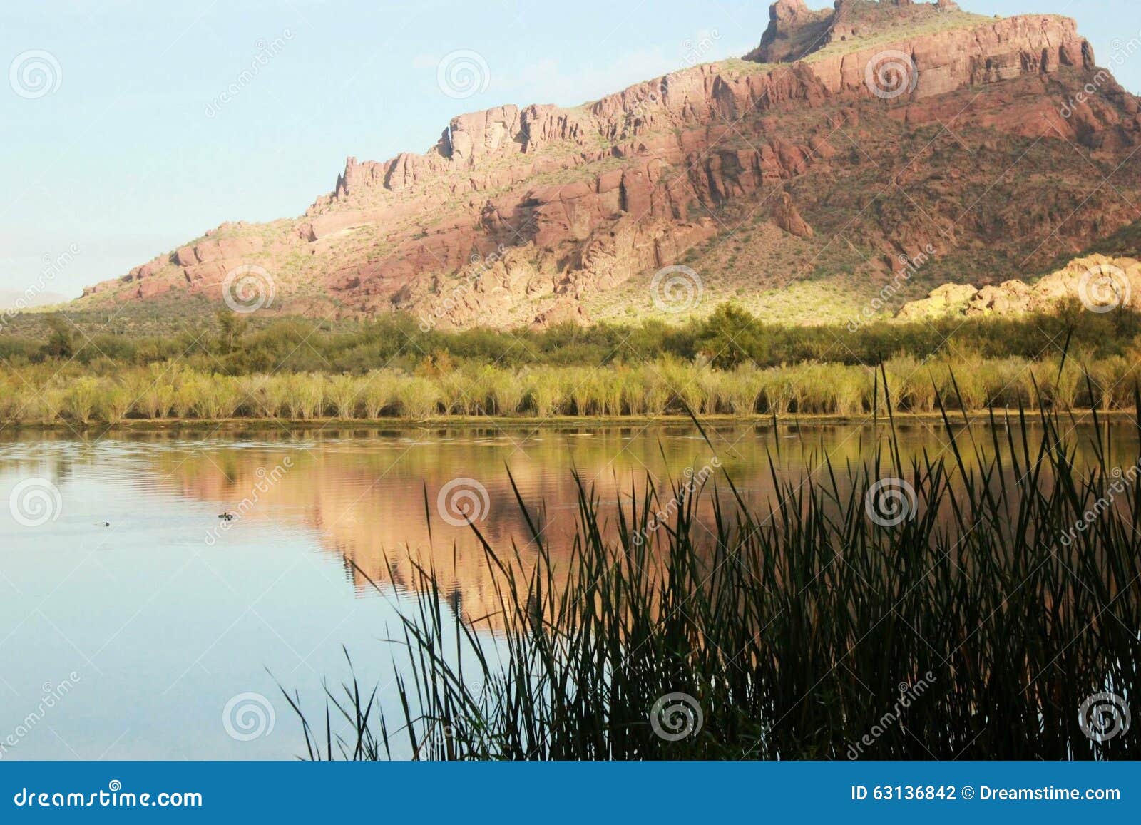 Red mountain Arizona editorial photography. Image of landscape - 63136842