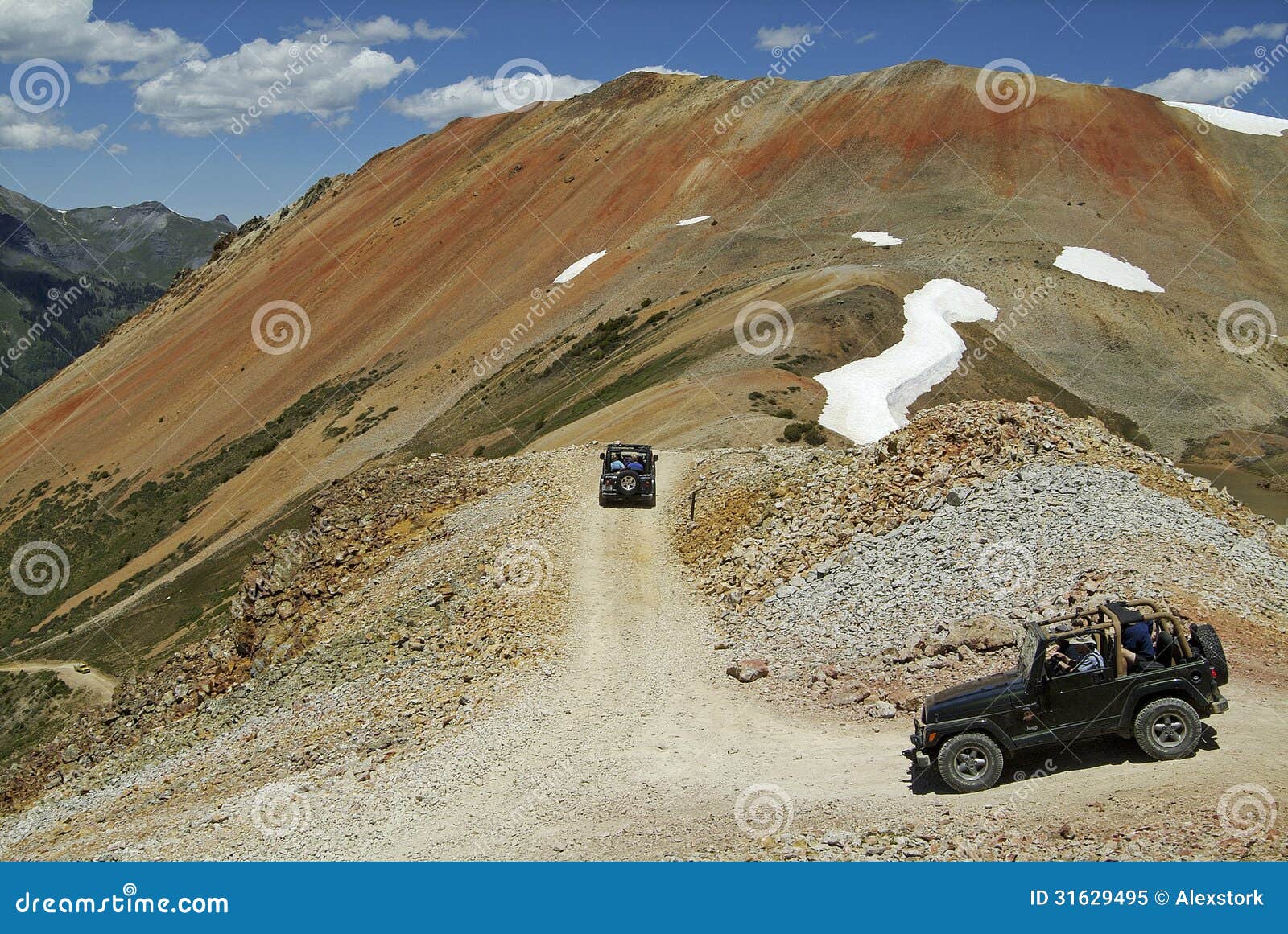 Red Mountain Jeeping editorial image. Image of mountains - 31629495