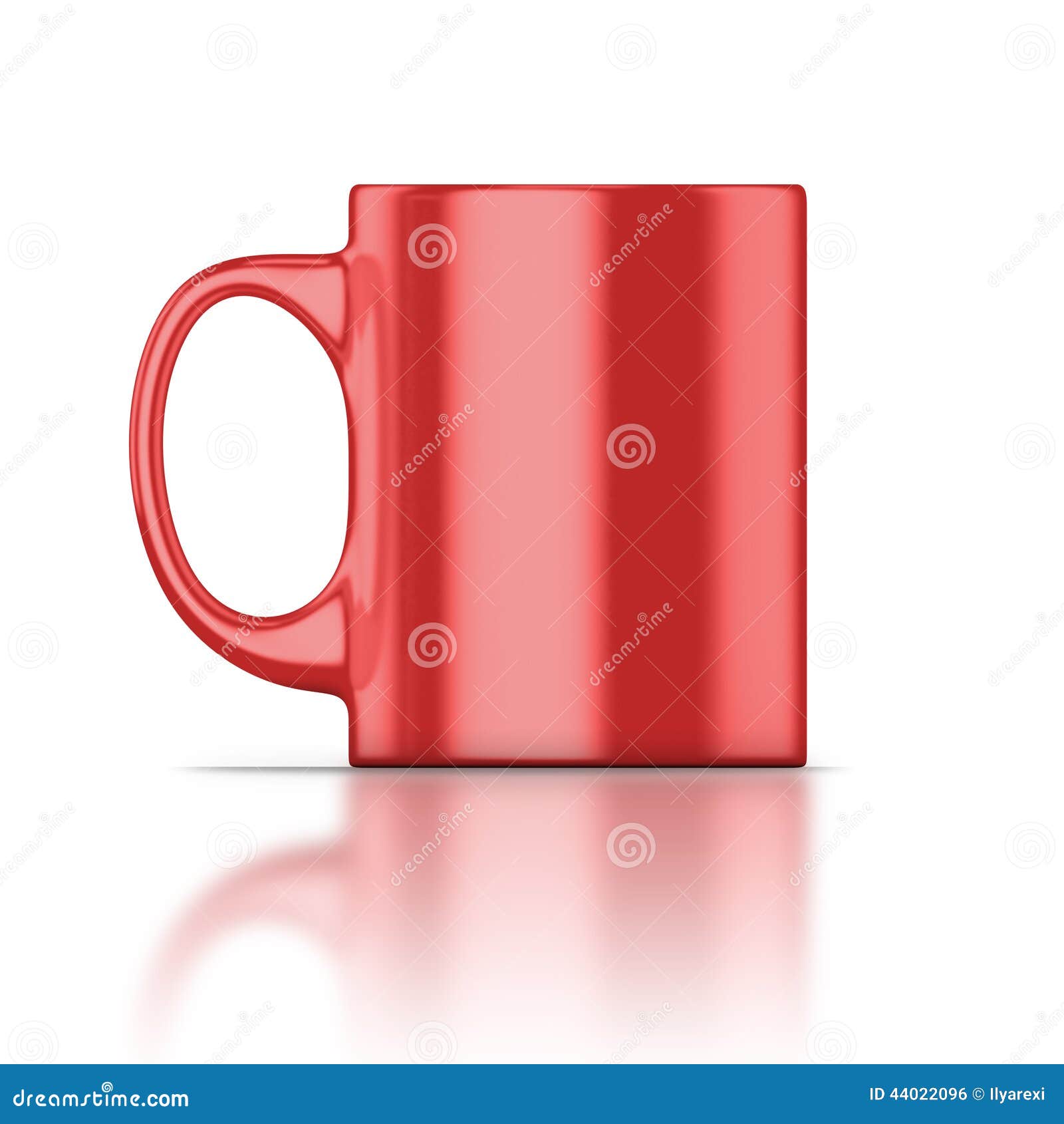 Red mug closeup stock illustration. Illustration of espresso - 44022096