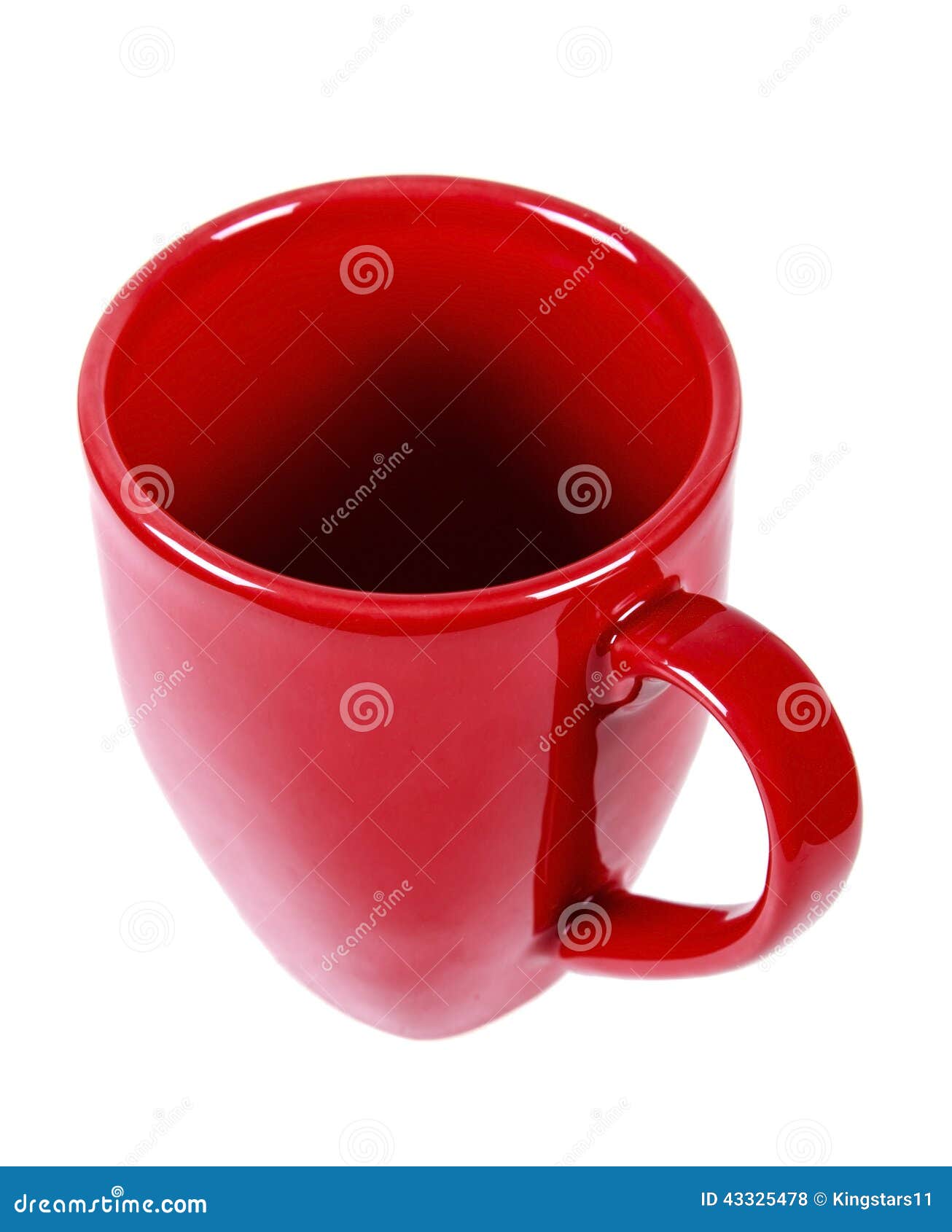 RED MUG with HAND ISOLATED in WHITE BACKGROUND Stock Photo - Image of ...