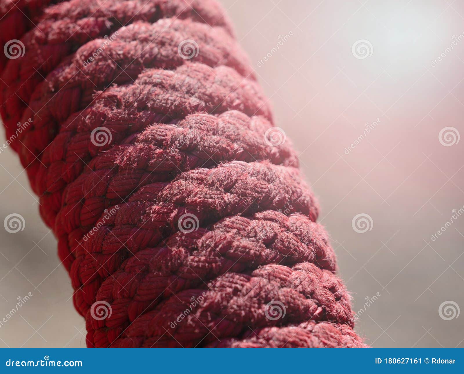 Red Multi String Construction Nylon Rope Stock Image - Image of garden ...