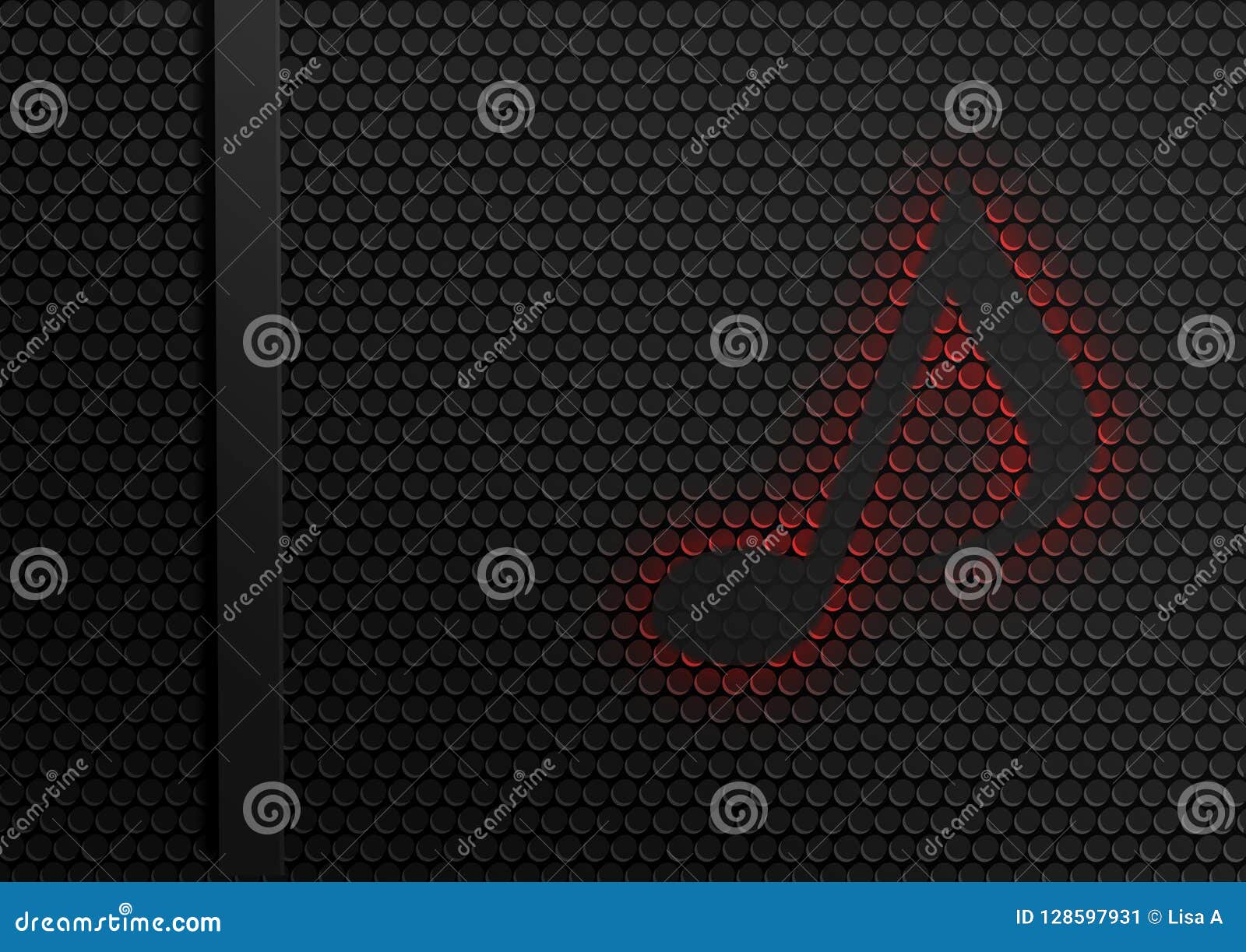 Red Music Abstract Background Stock Illustration - Illustration of ...