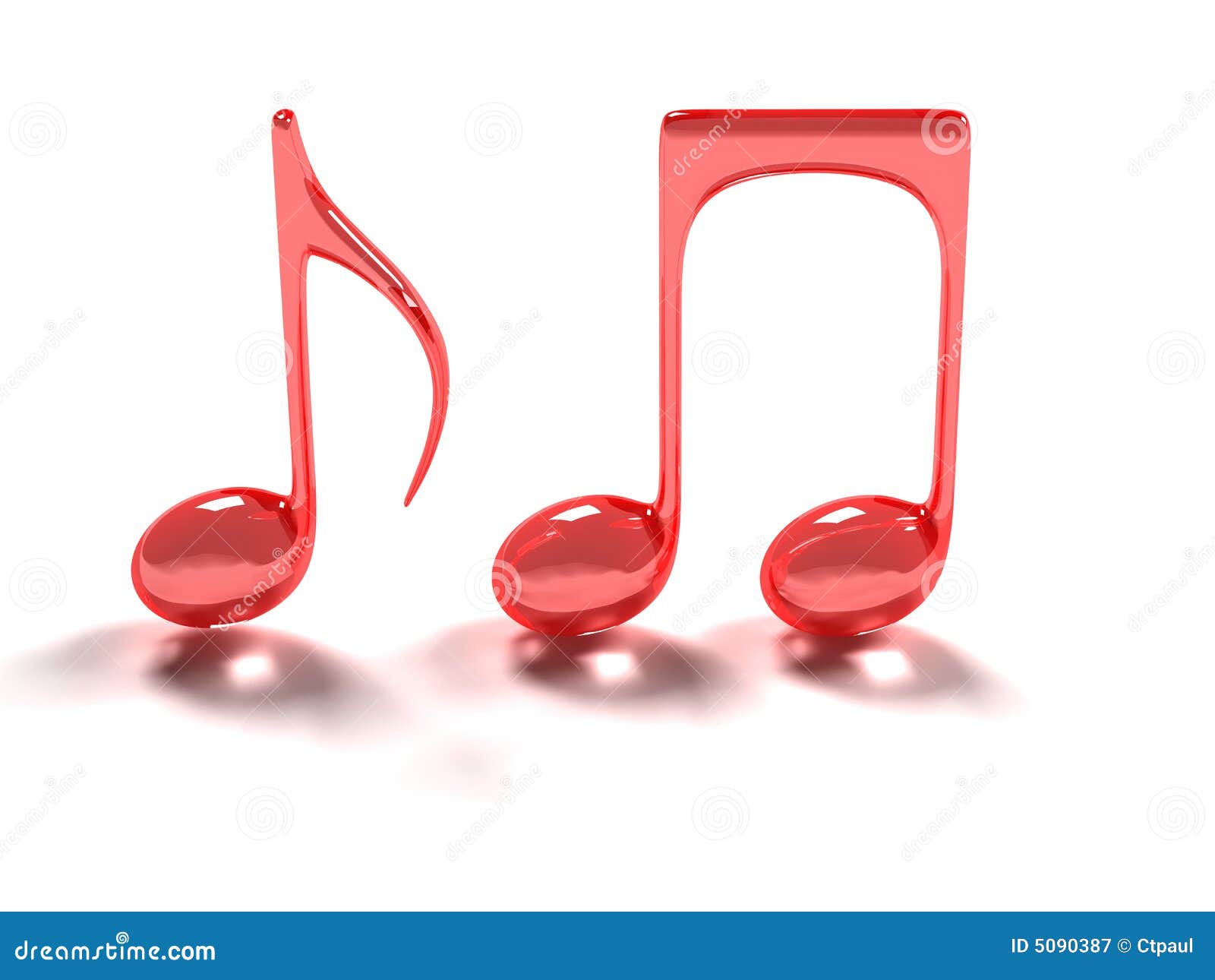 Red music symbol stock illustration. Illustration of rock - 5090387