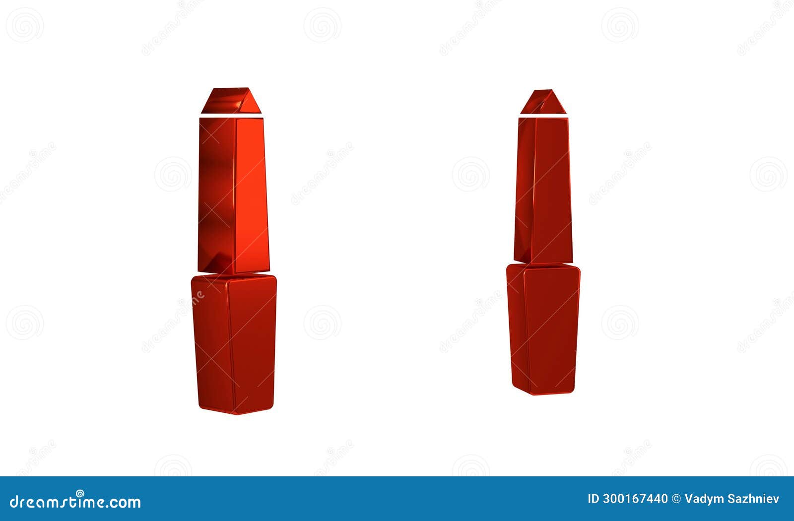 Red Nail File Icon Isolated on Transparent Background. Manicure Tool ...