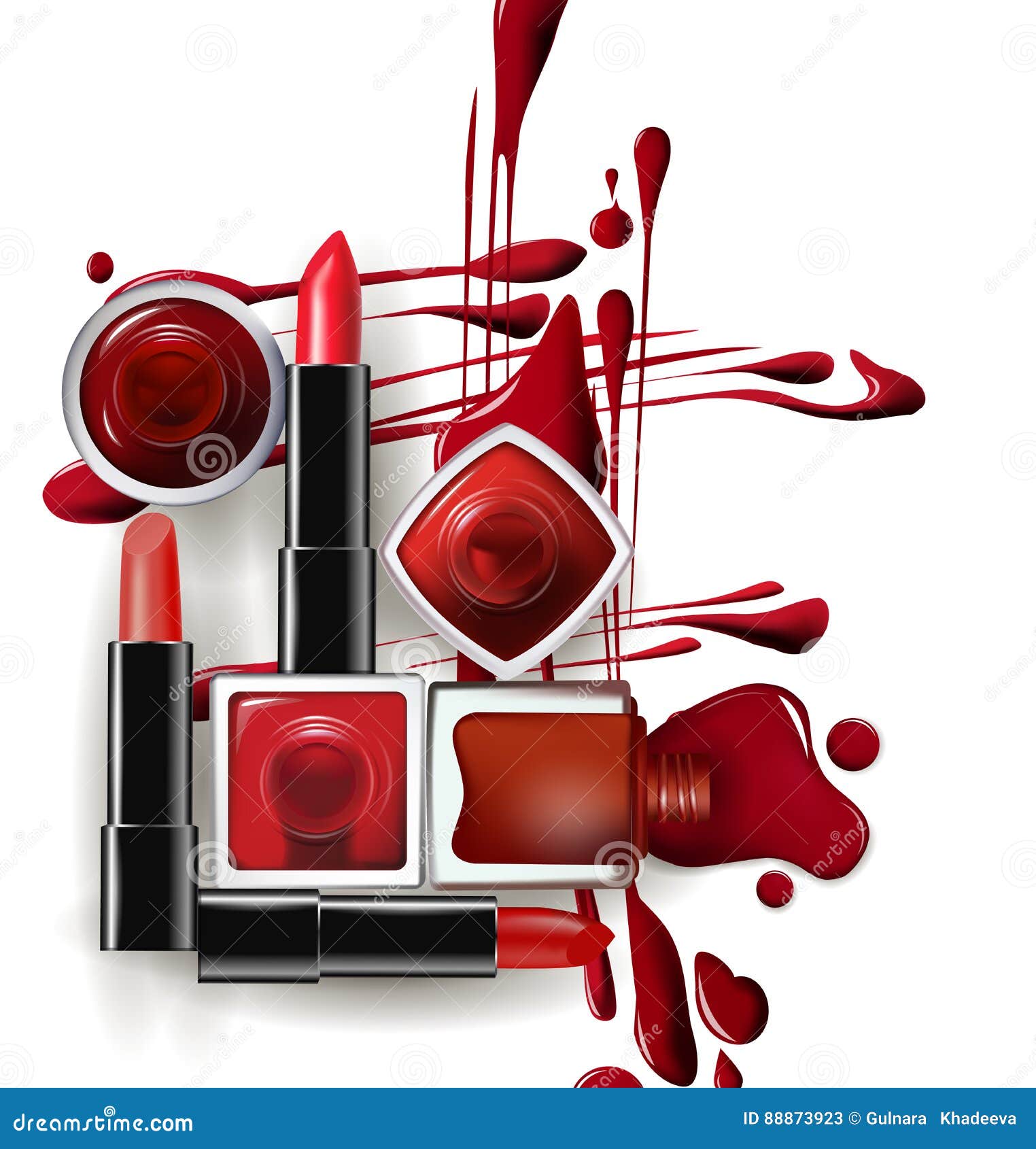 Lipstick Box Template, Vector With Die Cut/ Laser Cut Layers. Lipstick ...