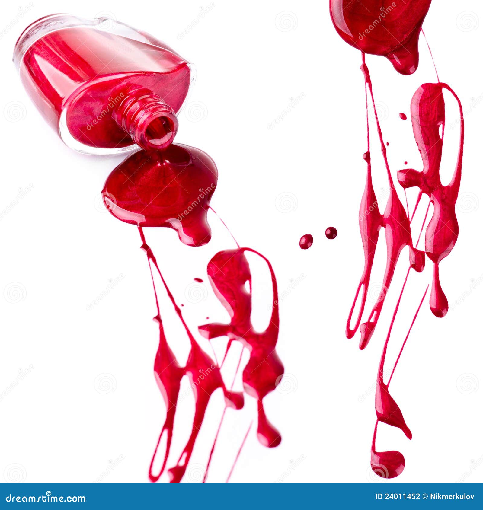 Red nail polish splash stock photo. Image of cosmetic - 24011452