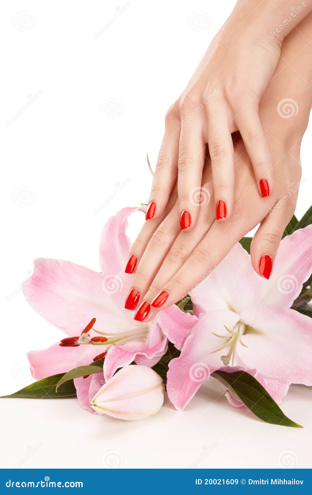 Red nails stock image. Image of care, nail, cuticle, fingernails - 20021609