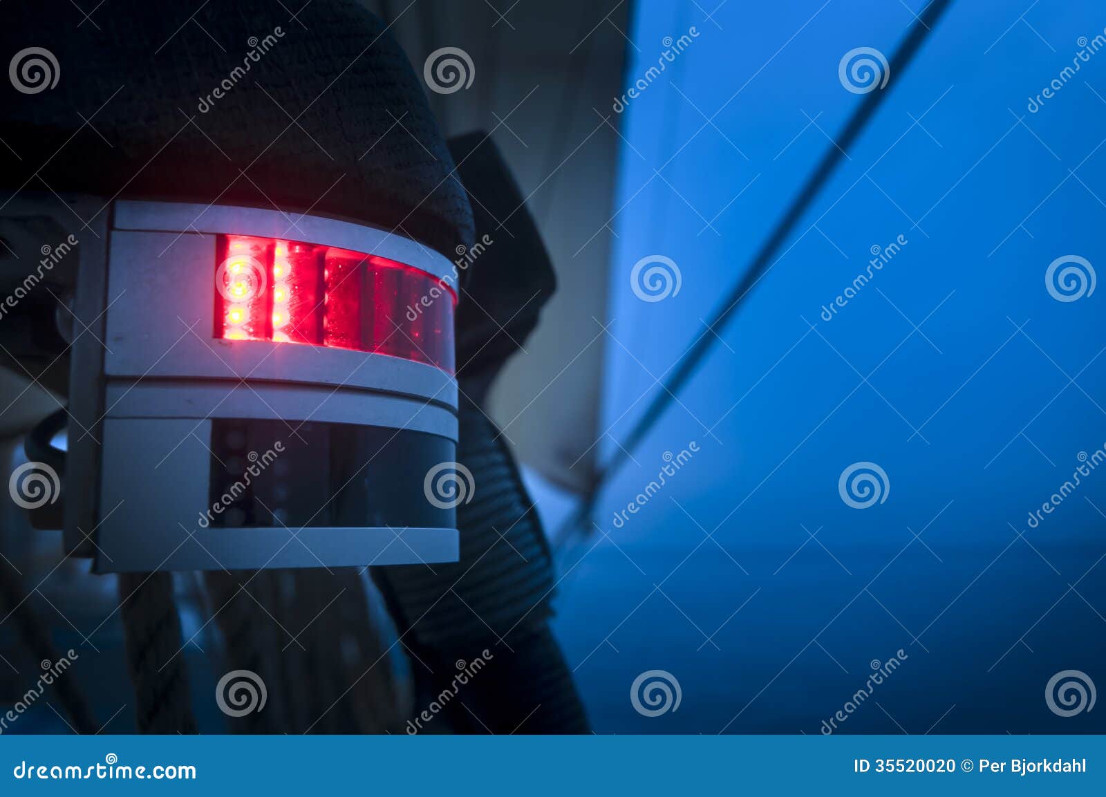 Red navigation light stock photo. Image of port, ship - 35520020