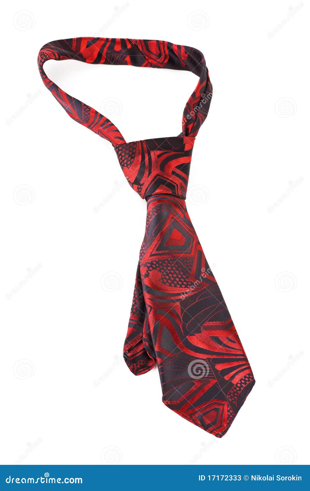 Red necktie stock image. Image of shopping, necktie, neck - 17172333