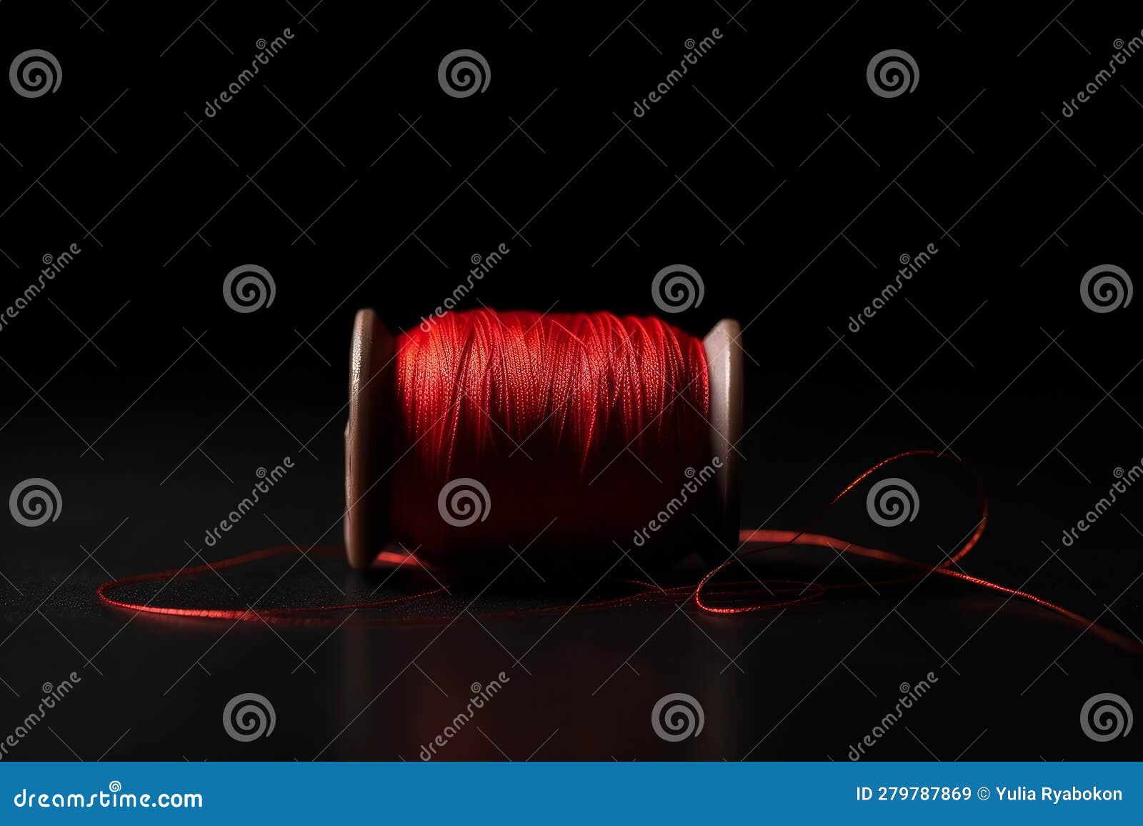 Red needle. Generate Ai stock image. Image of apparel - 279787869