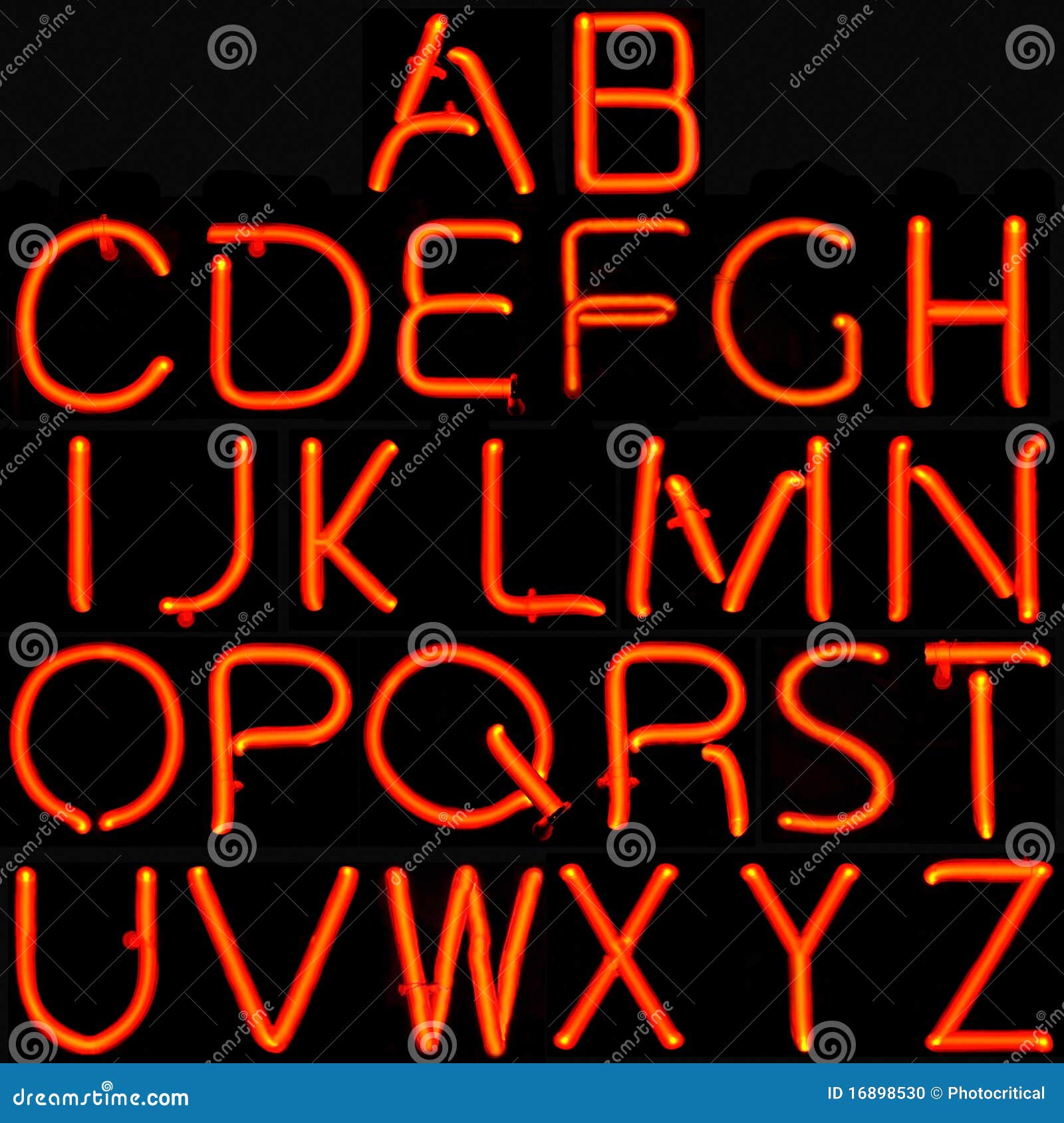 Neon Alphabet Stock Photo | CartoonDealer.com #4494138