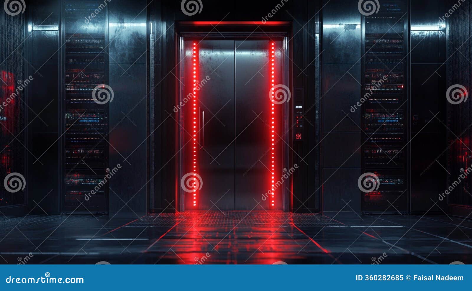 Elevator Scene Woman In Pain From High Heels And Man In Semi Casual ...