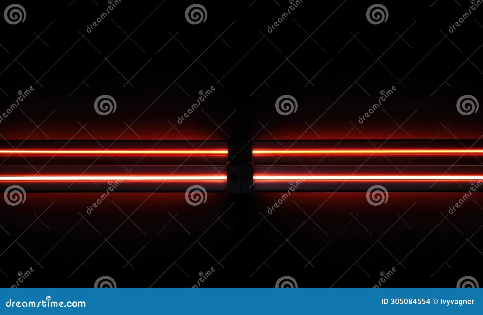 Red Neon Lines on a Black Background Stock Illustration - Illustration ...