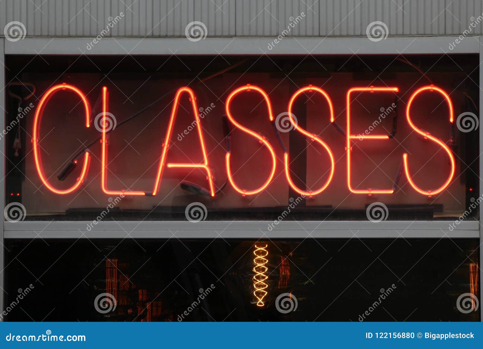Classes Sign stock photo. Image of education, promotion - 122156880