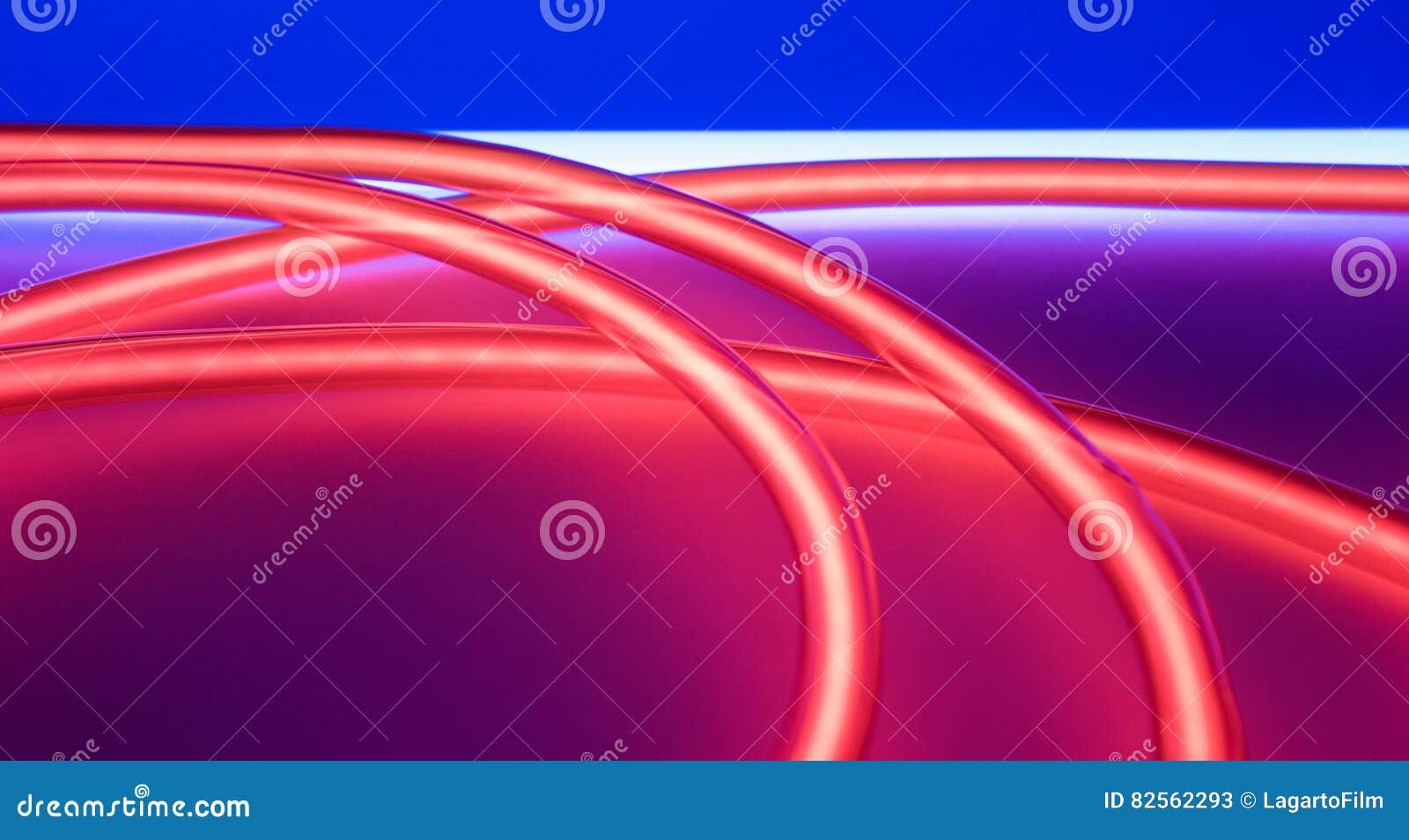 Red Neon Tube Lights Backgrounds Concept Stock Illustration ...