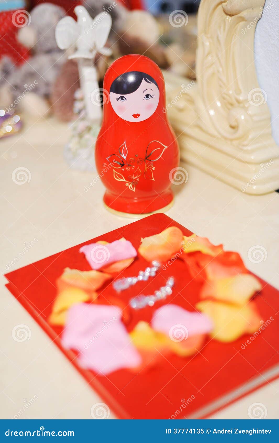 Red Nested Doll stock image. Image of jewel, fashion - 37774135
