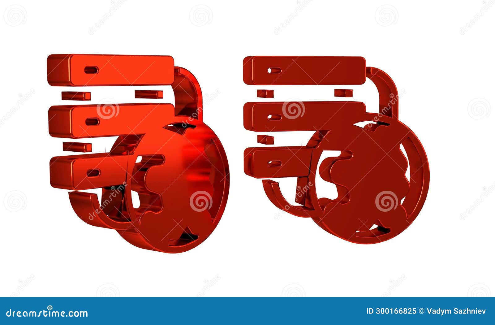 Red Network Cloud Connection Icon Isolated on Transparent Background ...