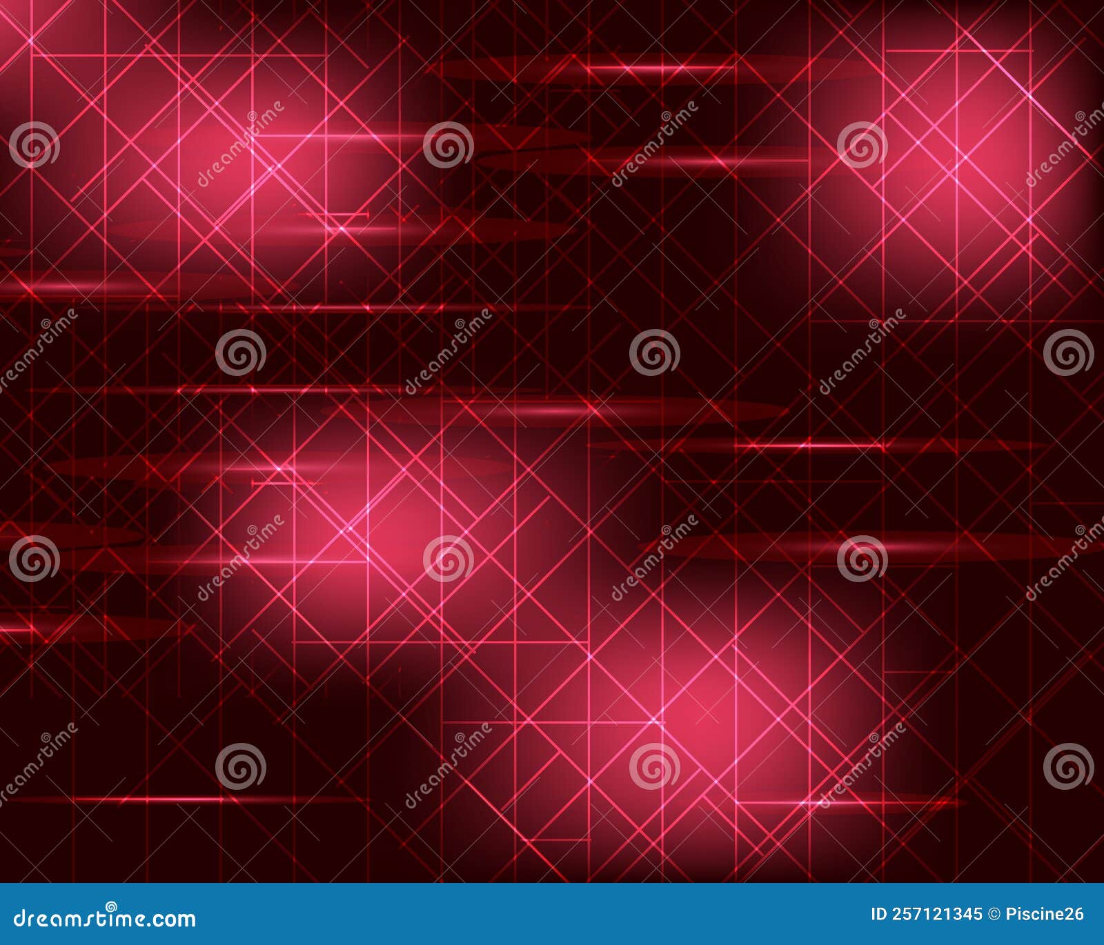 Red Network Light Abstract Technology Background Stock Vector ...