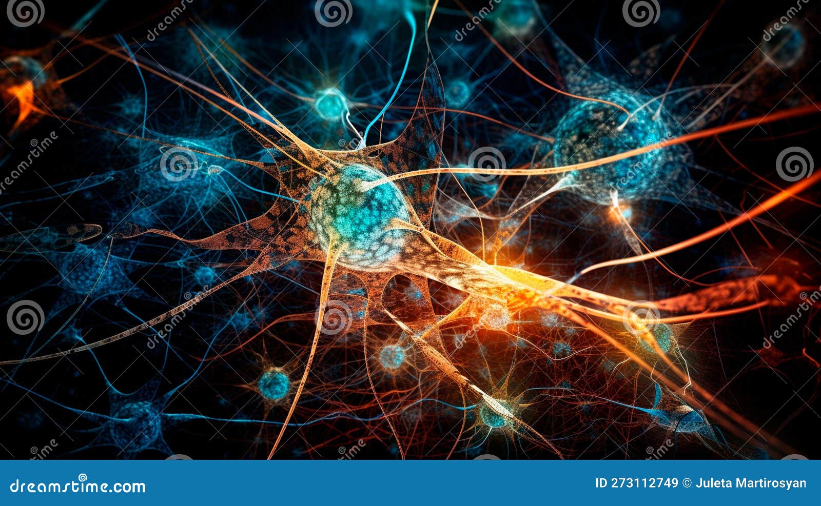 Red neural. ai generativo stock de ilustración. Ilustración de ...