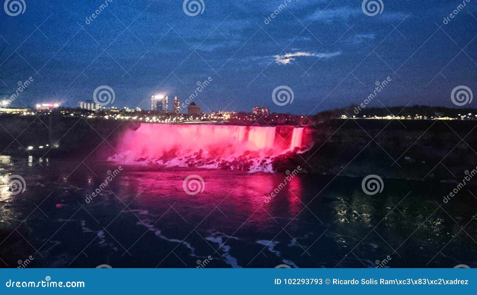 Red niagara stock image. Image of niagara, spring, falls - 102293793
