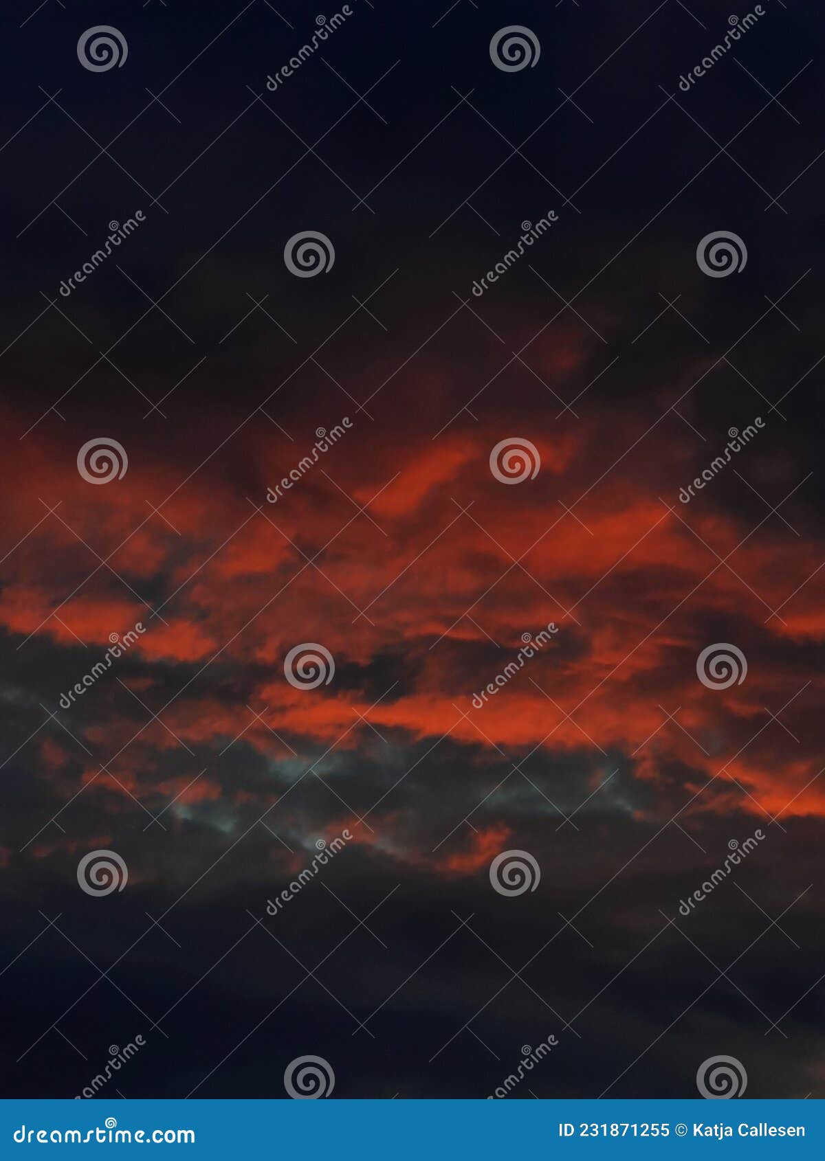 Red night clouds stock image. Image of night, skies - 231871255