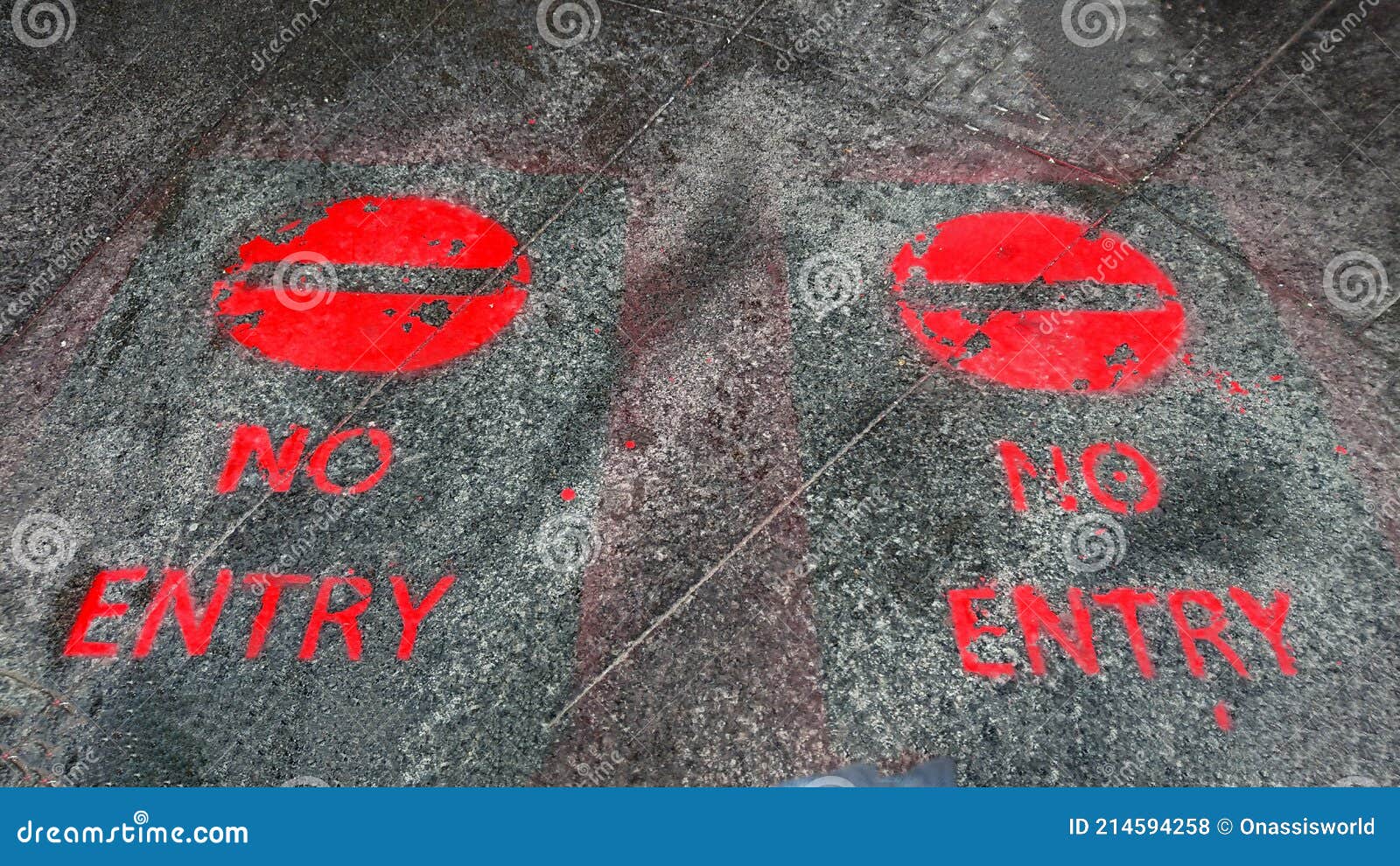 Red No Entry Warning Danger Sign Royalty-Free Stock Image ...