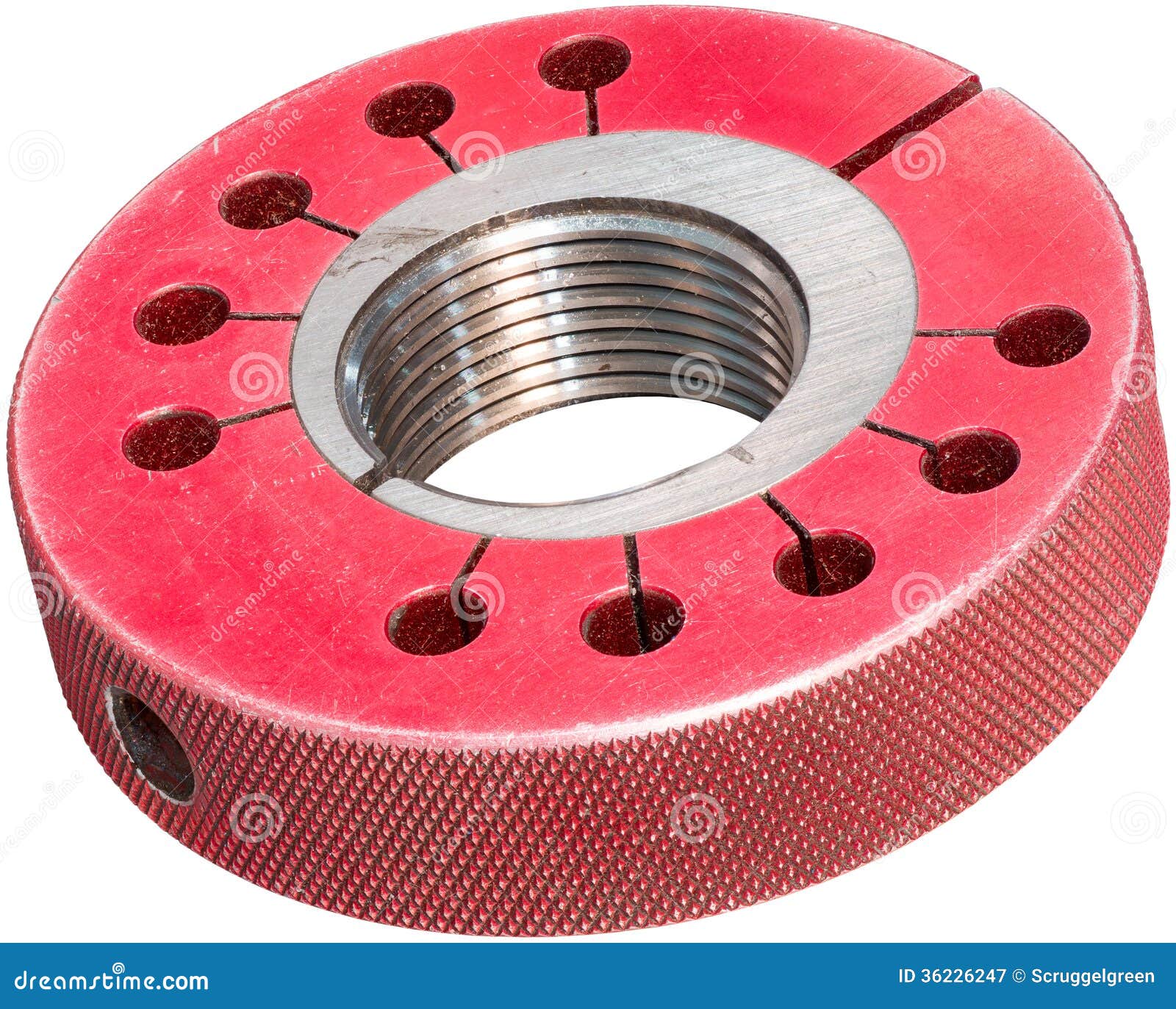 Red No Go Gauge stock image. Image of pitch, metal, machinery - 36226247