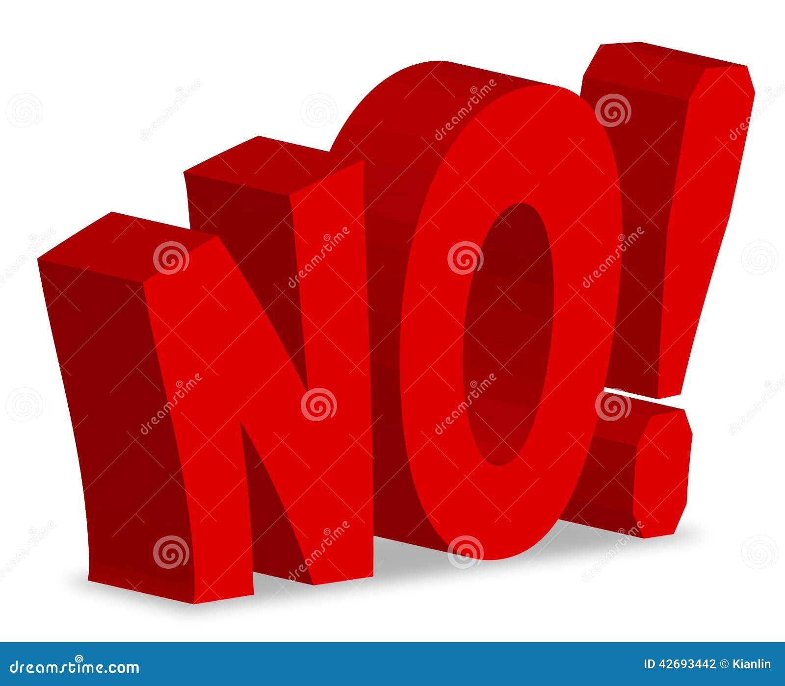 Red no sign stock vector. Illustration of negative, element - 42693442